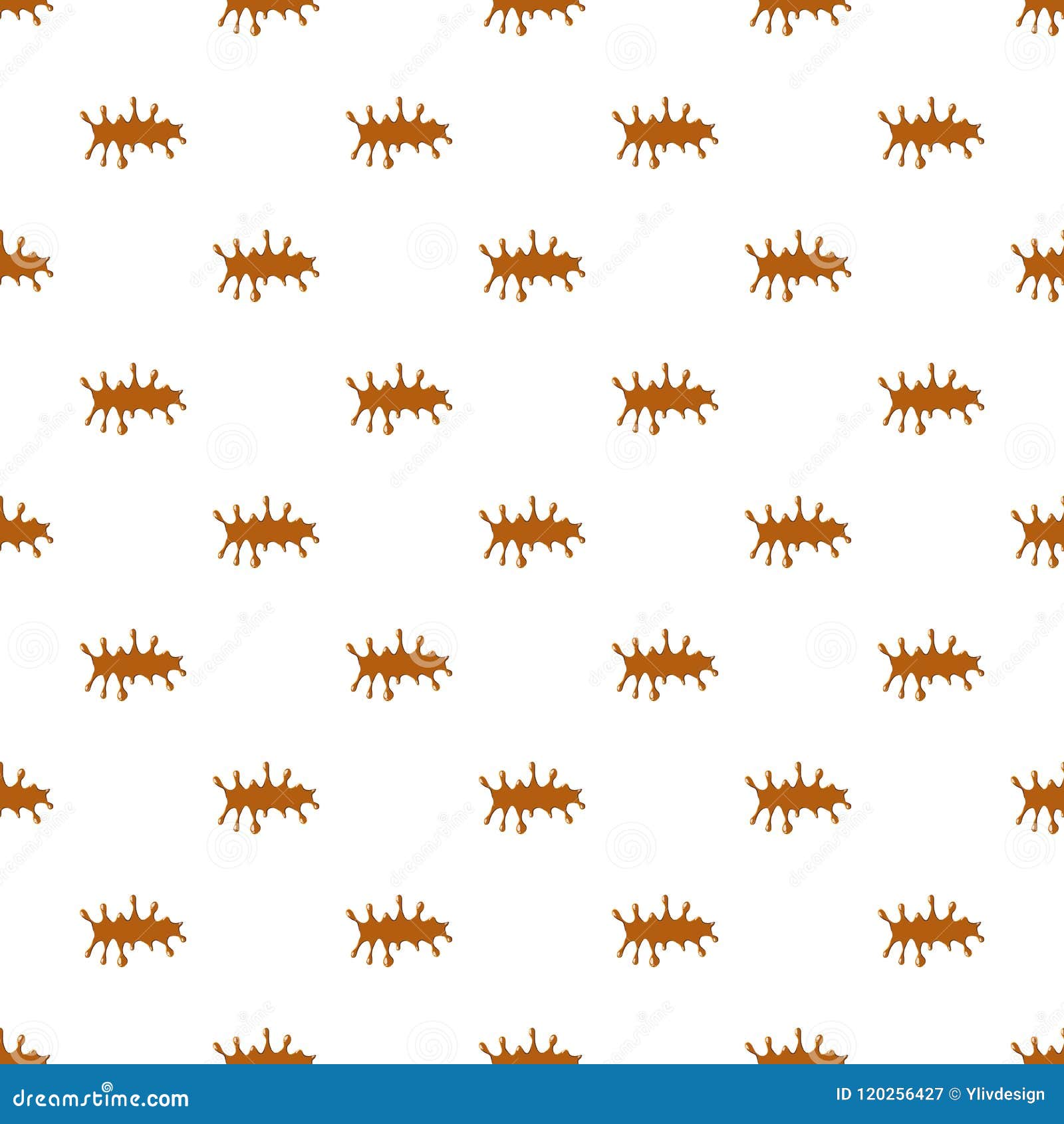 Puddle of caramel pattern stock vector. Illustration of pour - 120256427