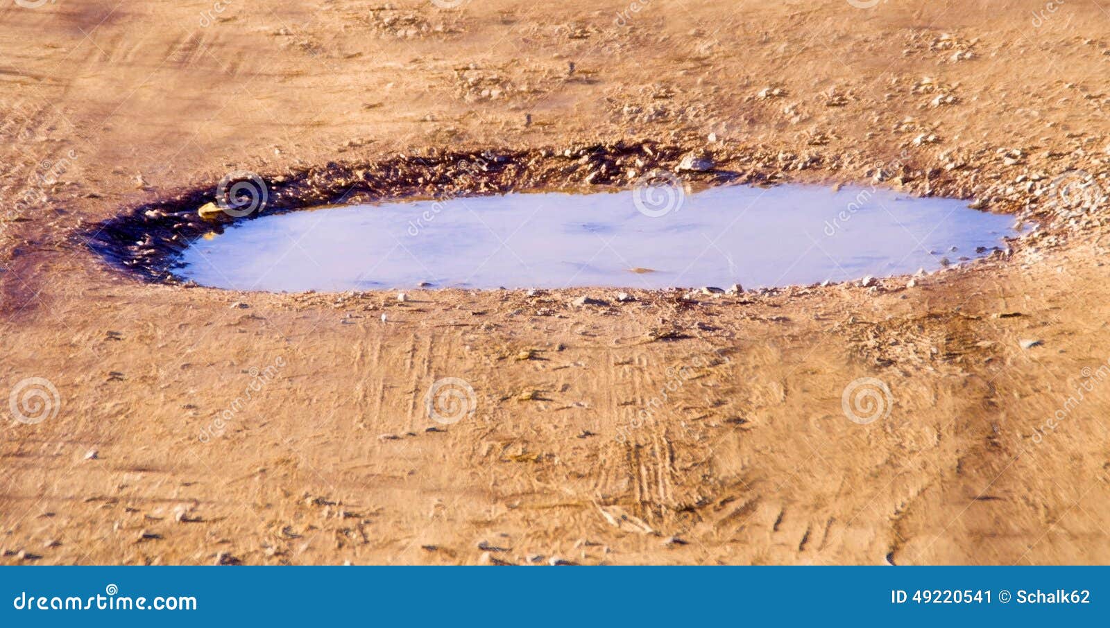 Puddle stock image. Image of puddle, steppe, track, graphic - 49220541