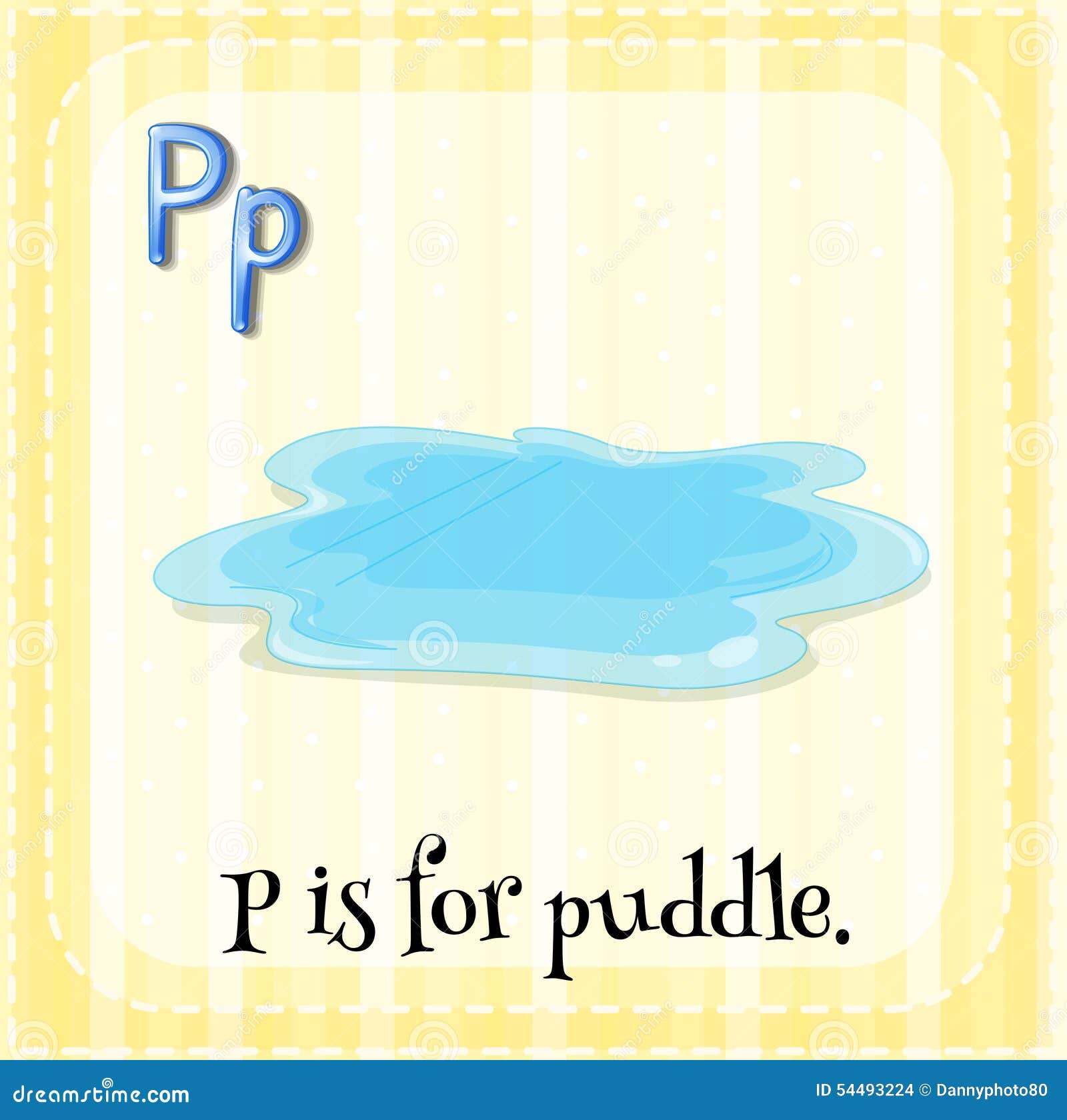 Puddle Stock Vector - Image: 54493224