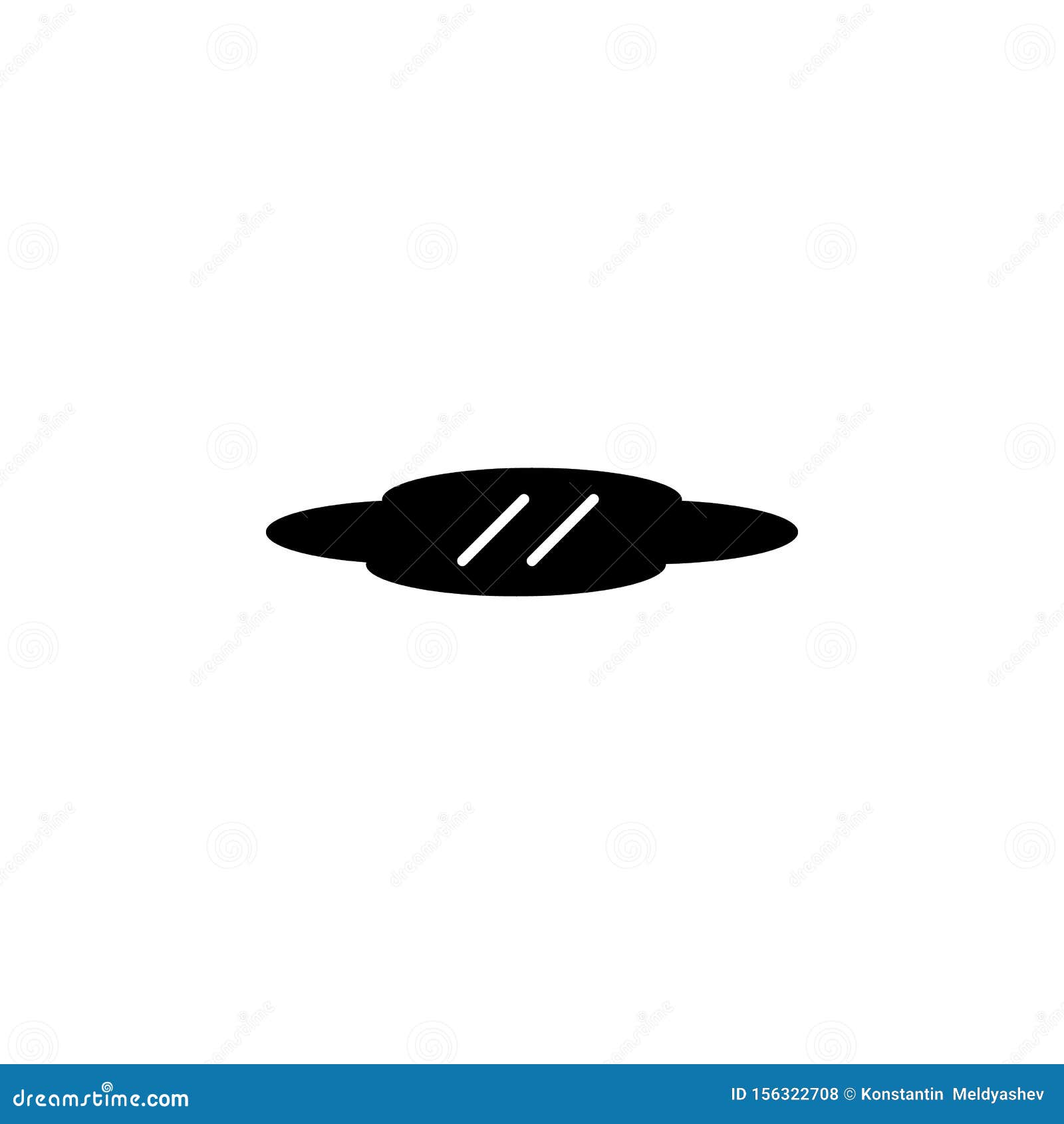 Mud Puddle Simple Vector Design Isolated On White | CartoonDealer.com ...