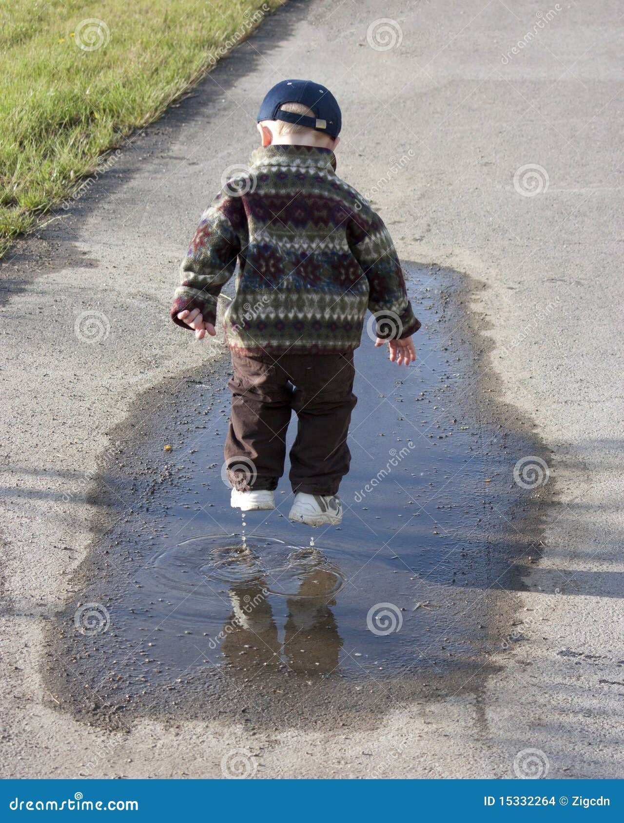 Puddle Jumper stock photo. Image of environment, jumping - 15332264