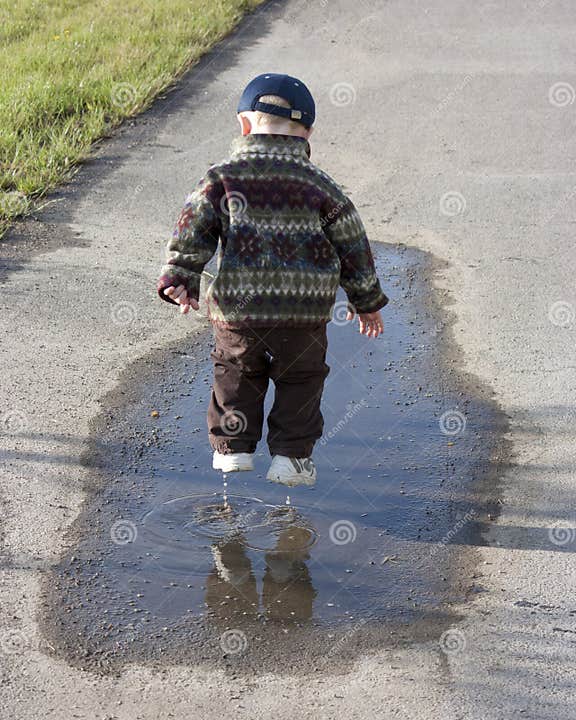 Puddle Jumper stock photo. Image of environment, jumping - 15332264