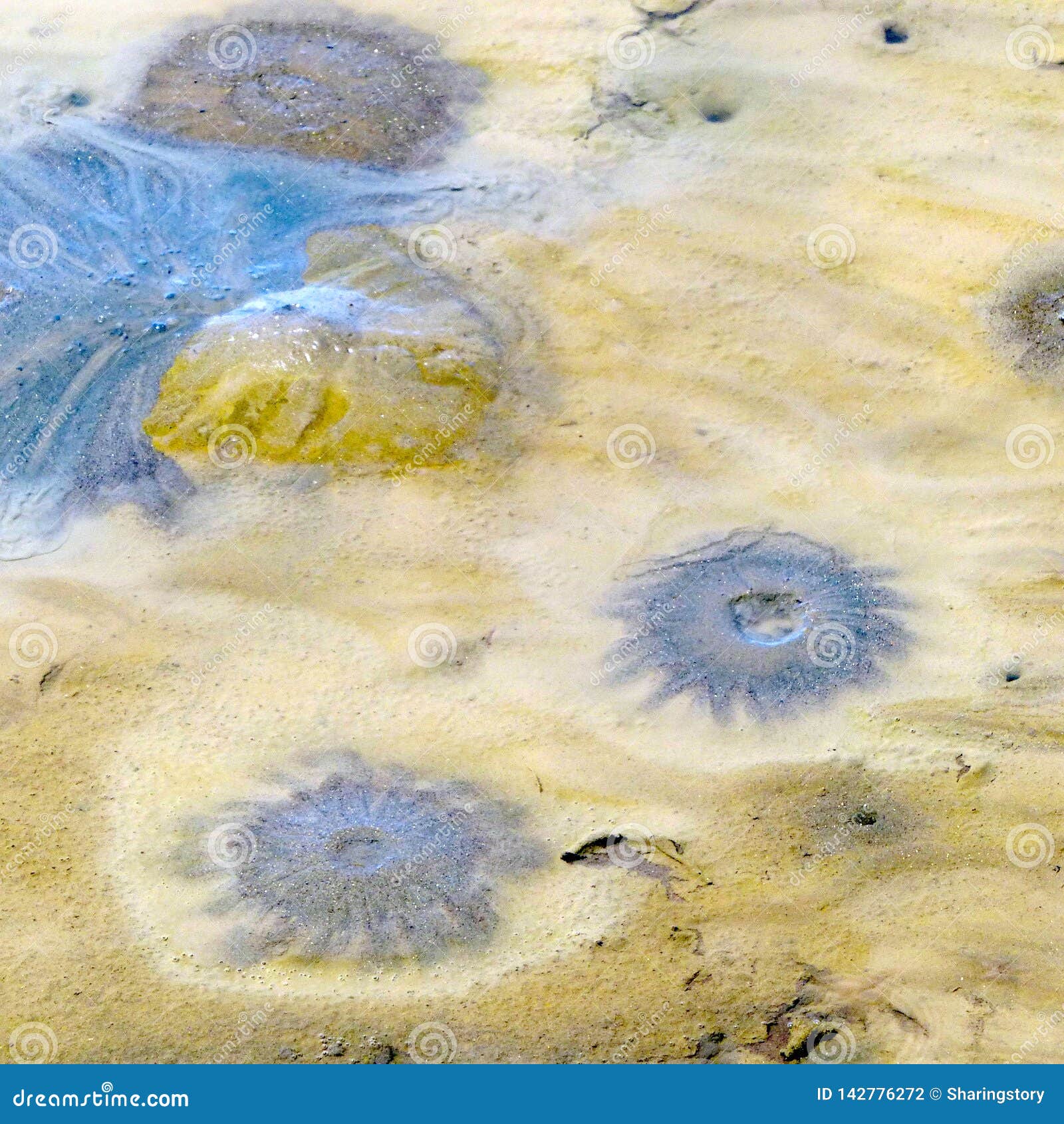 Puddle and Mud Texture, Abstract Background Stock Photo - Image of ...