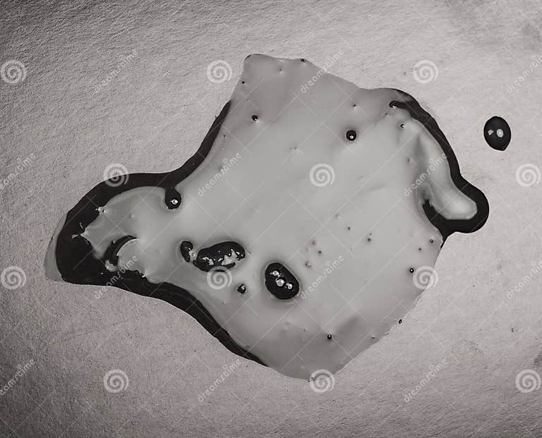 Puddle of oil stock image. Image of dirty, black, messy - 85641013