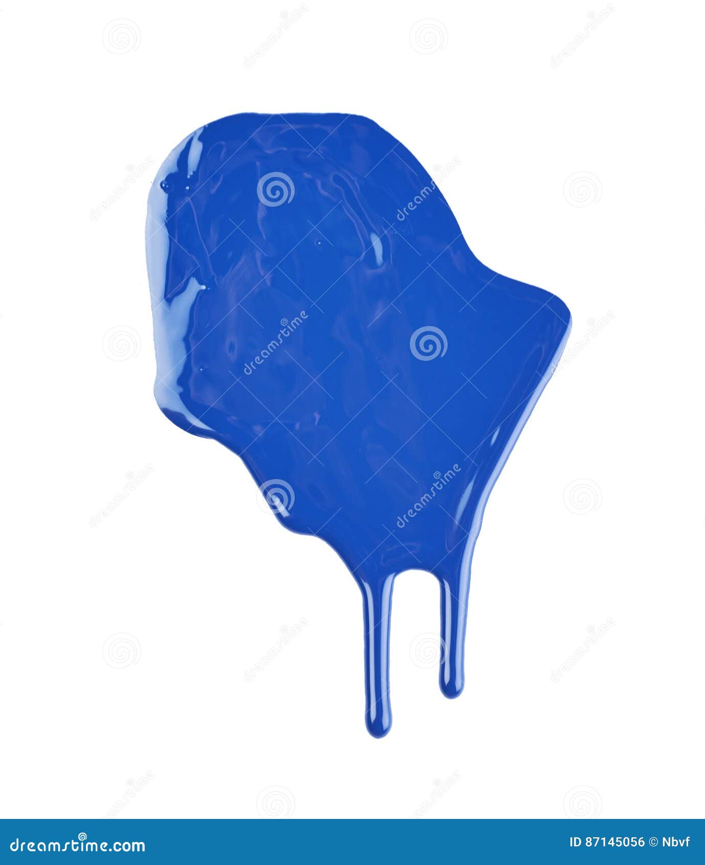 Puddle of paint isolated stock photo. Image of bright - 87145056