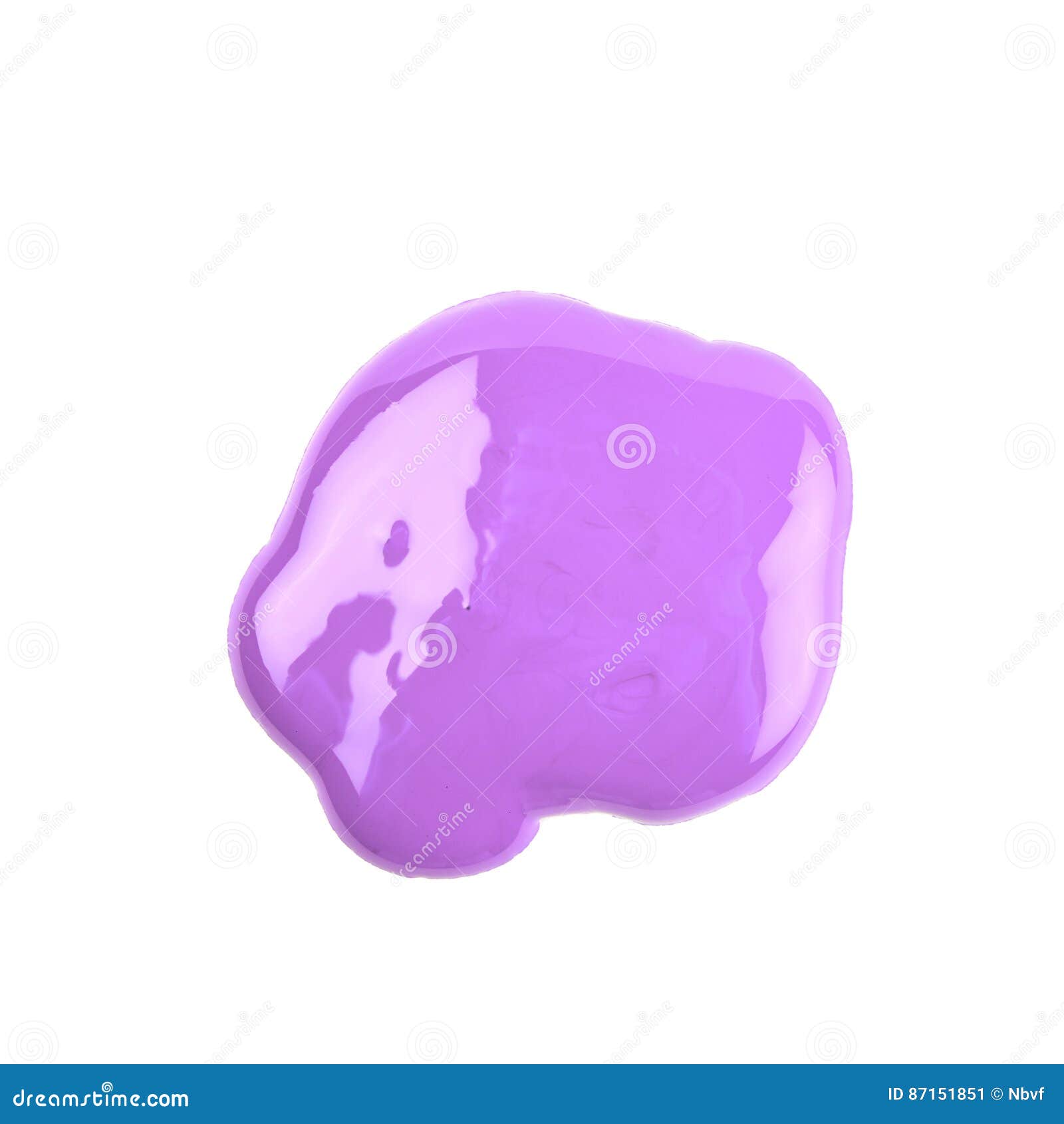 Puddle of paint isolated stock image. Image of bright - 87151851