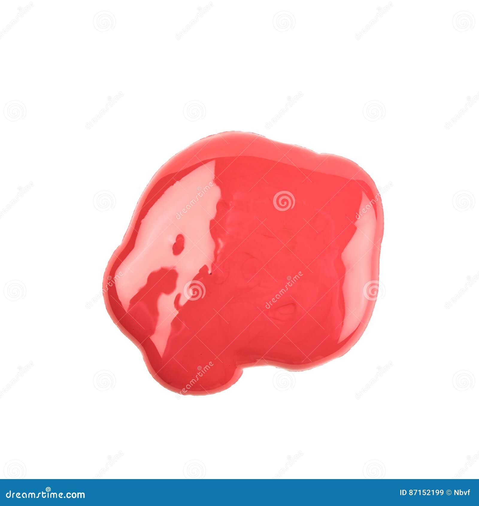 Puddle of paint isolated stock image. Image of gloss - 87152199