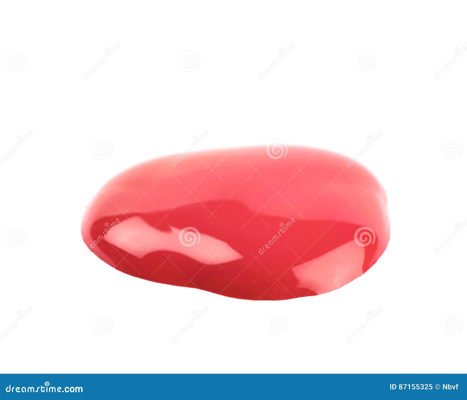 Puddle of paint isolated stock image. Image of flowing - 87155325