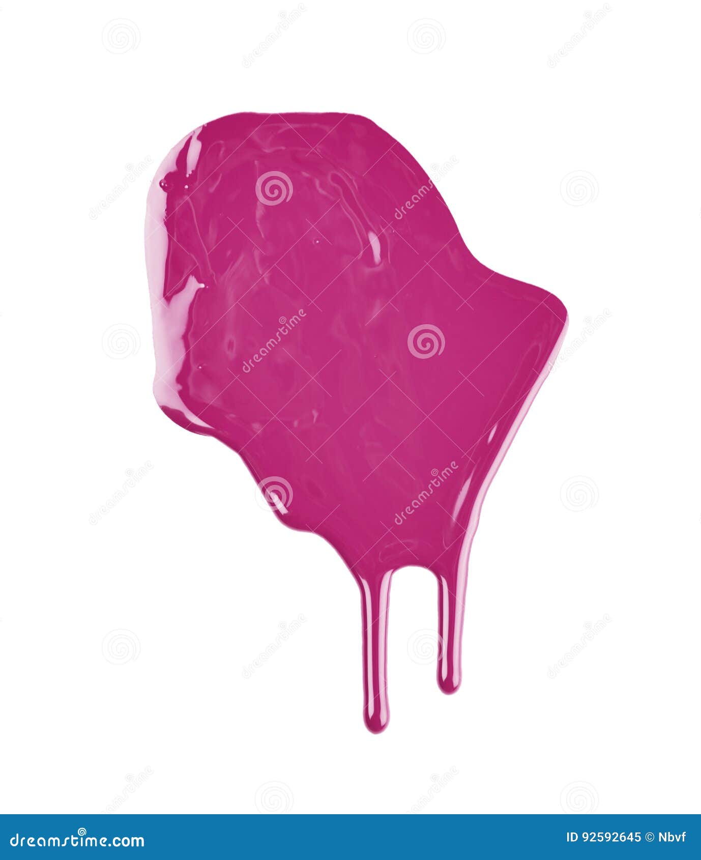 Puddle of paint isolated stock image. Image of pigment - 92592645