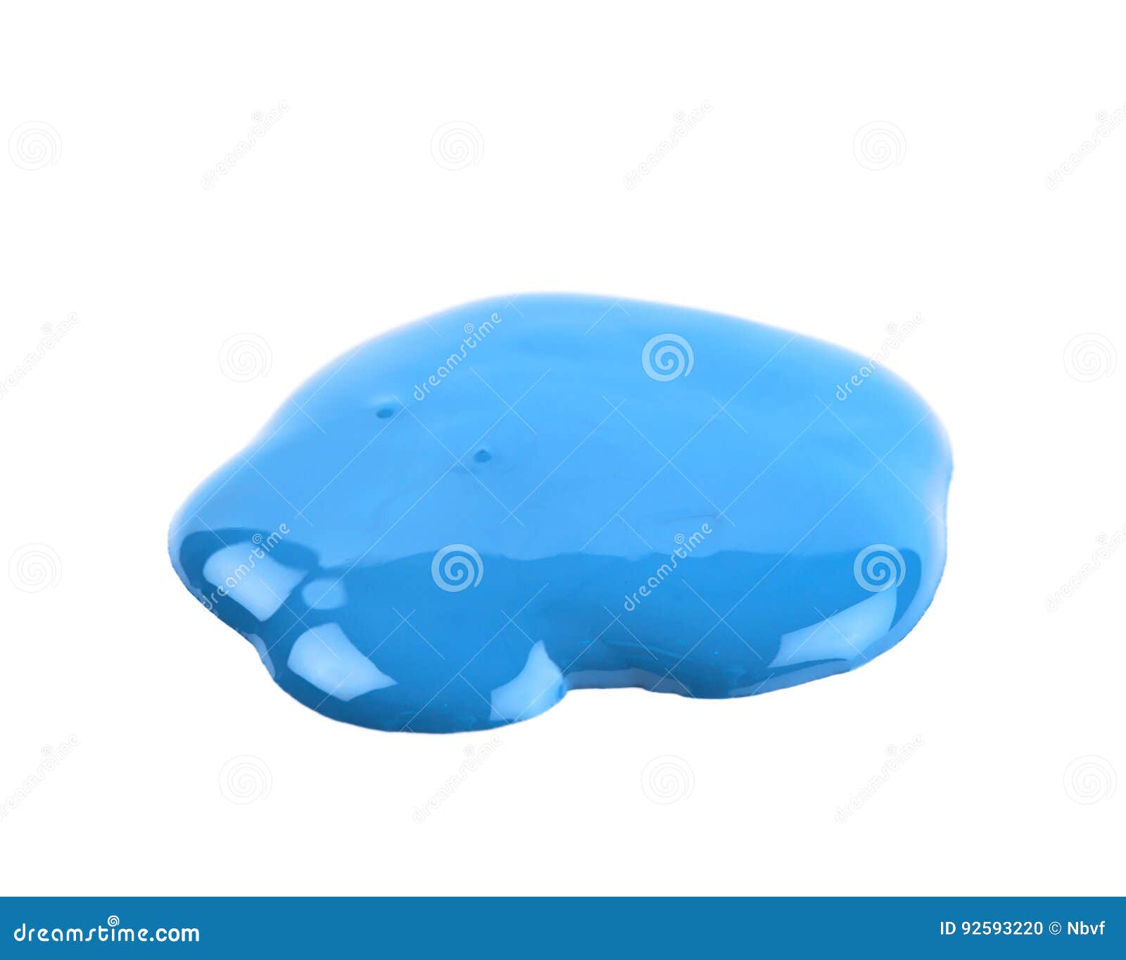 Puddle of paint isolated stock photo. Image of drop, liquid - 92593220