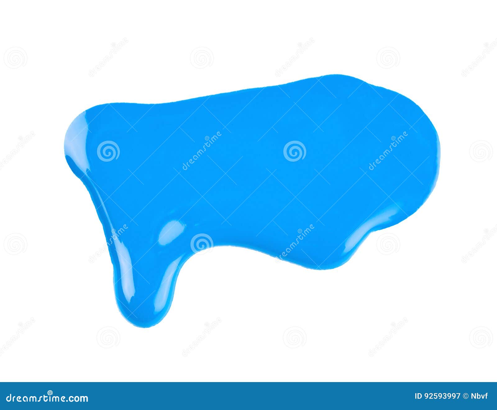 Puddle of paint isolated stock image. Image of gloss - 92593997