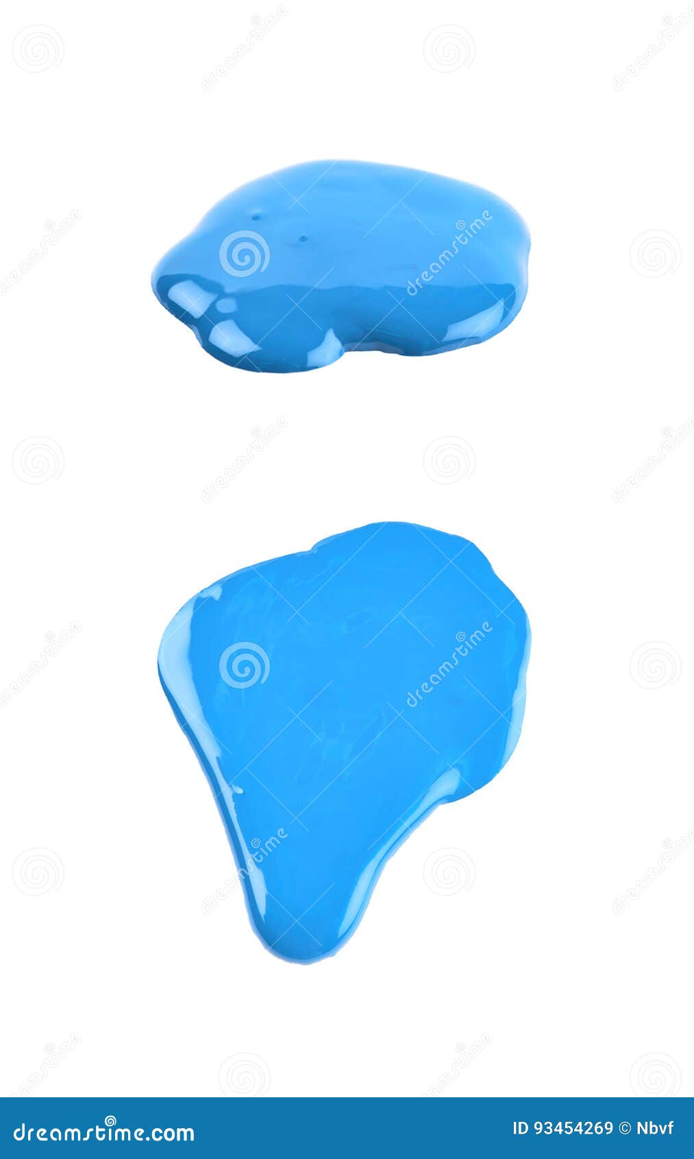 Puddle of paint isolated stock image. Image of drain - 93454269