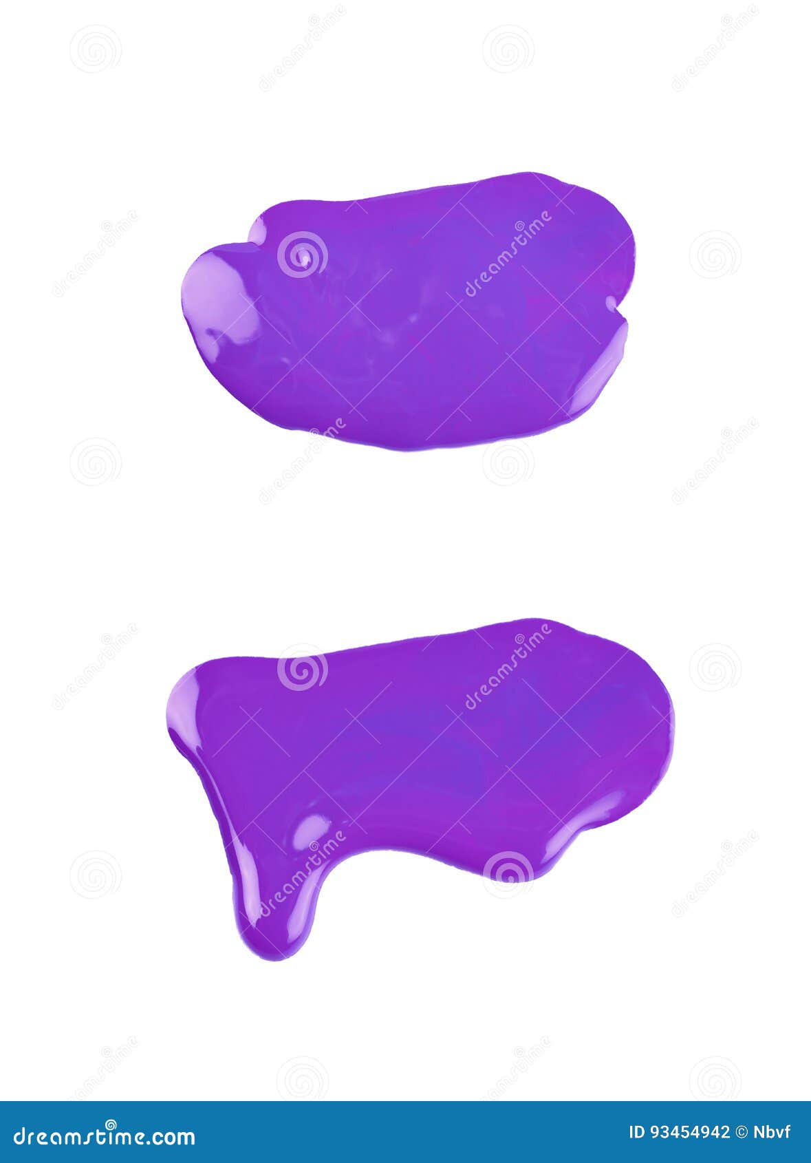 Puddle of paint isolated stock photo. Image of flowing - 93454942