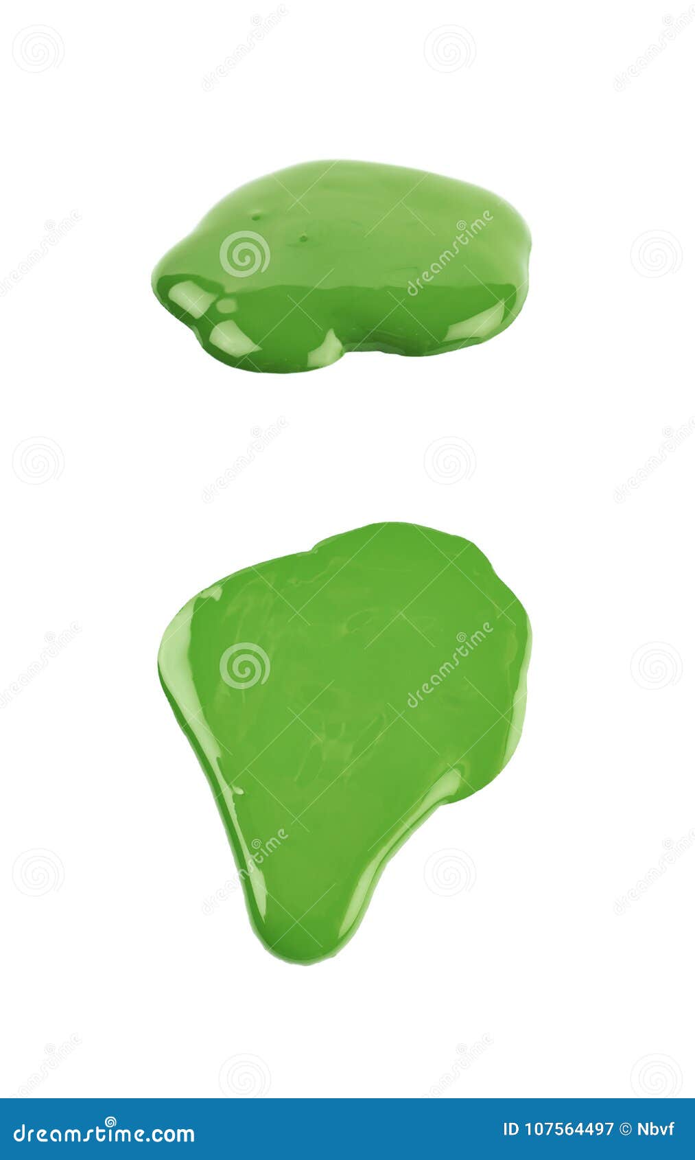 Puddle of paint isolated stock image. Image of glossy - 107564497