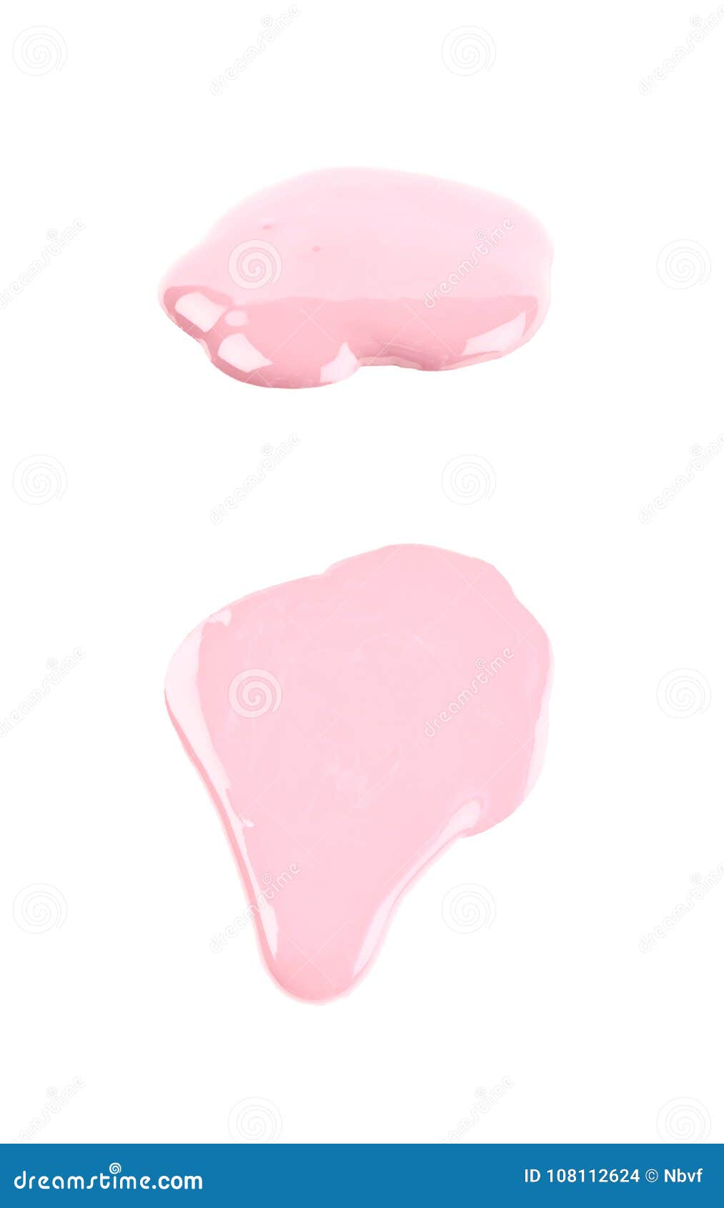Puddle of paint isolated stock photo. Image of leak - 108112624