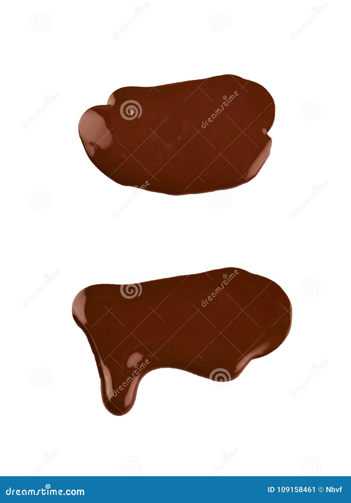 Puddle of paint isolated stock image. Image of color - 109158461