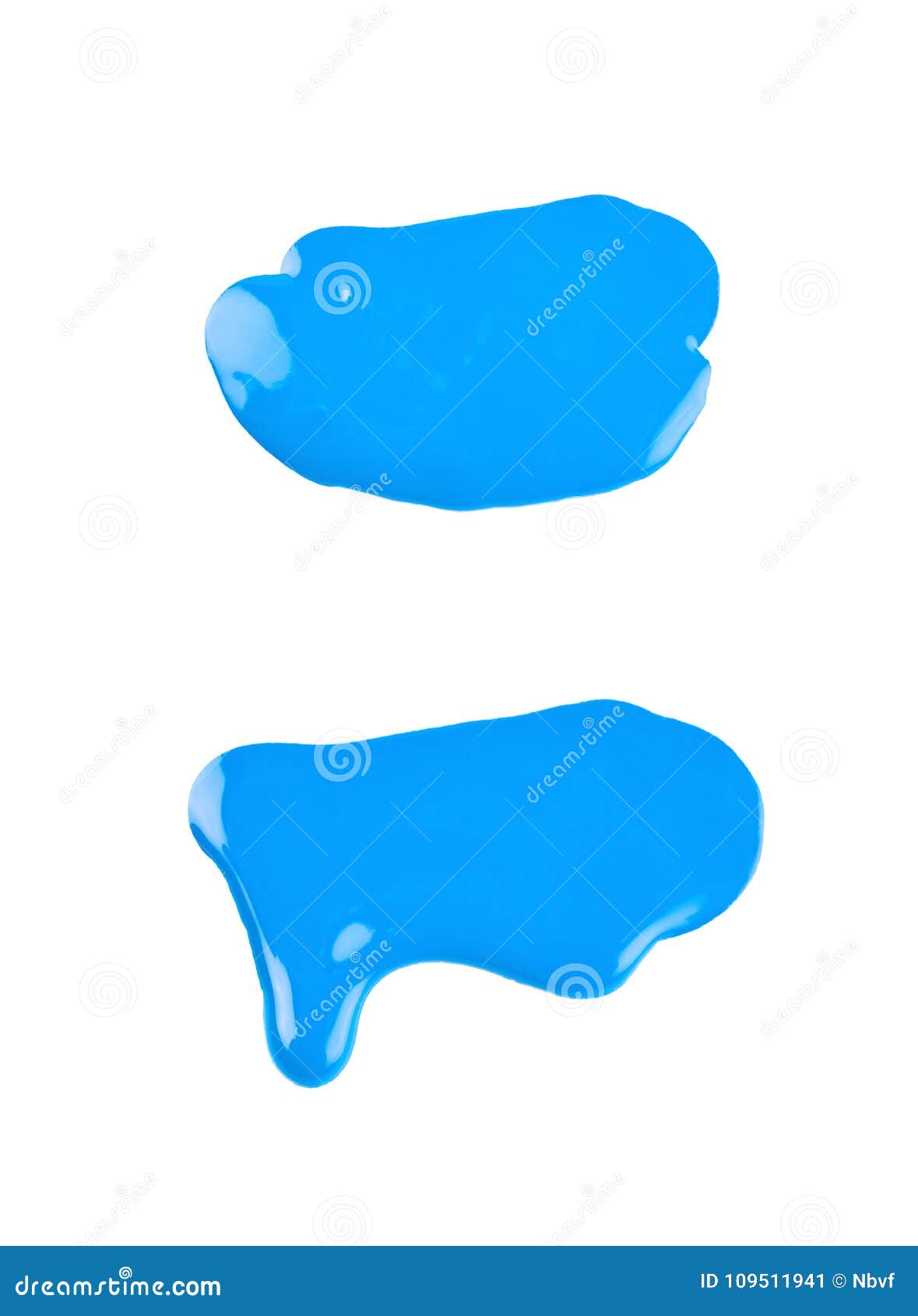 Puddle of paint isolated stock image. Image of isolated - 109511941