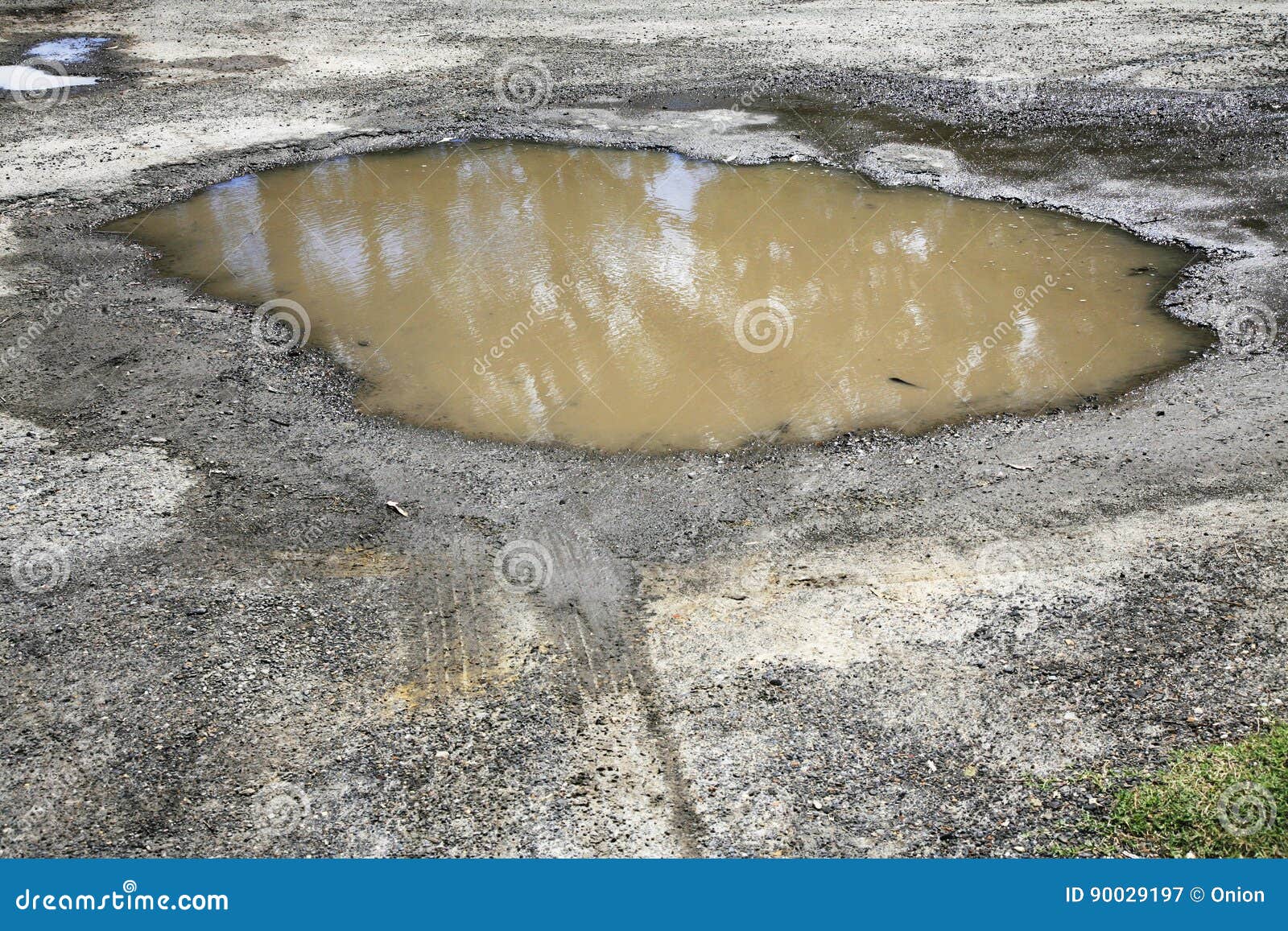 Puddle of water stock image. Image of texture, puddle - 90029197
