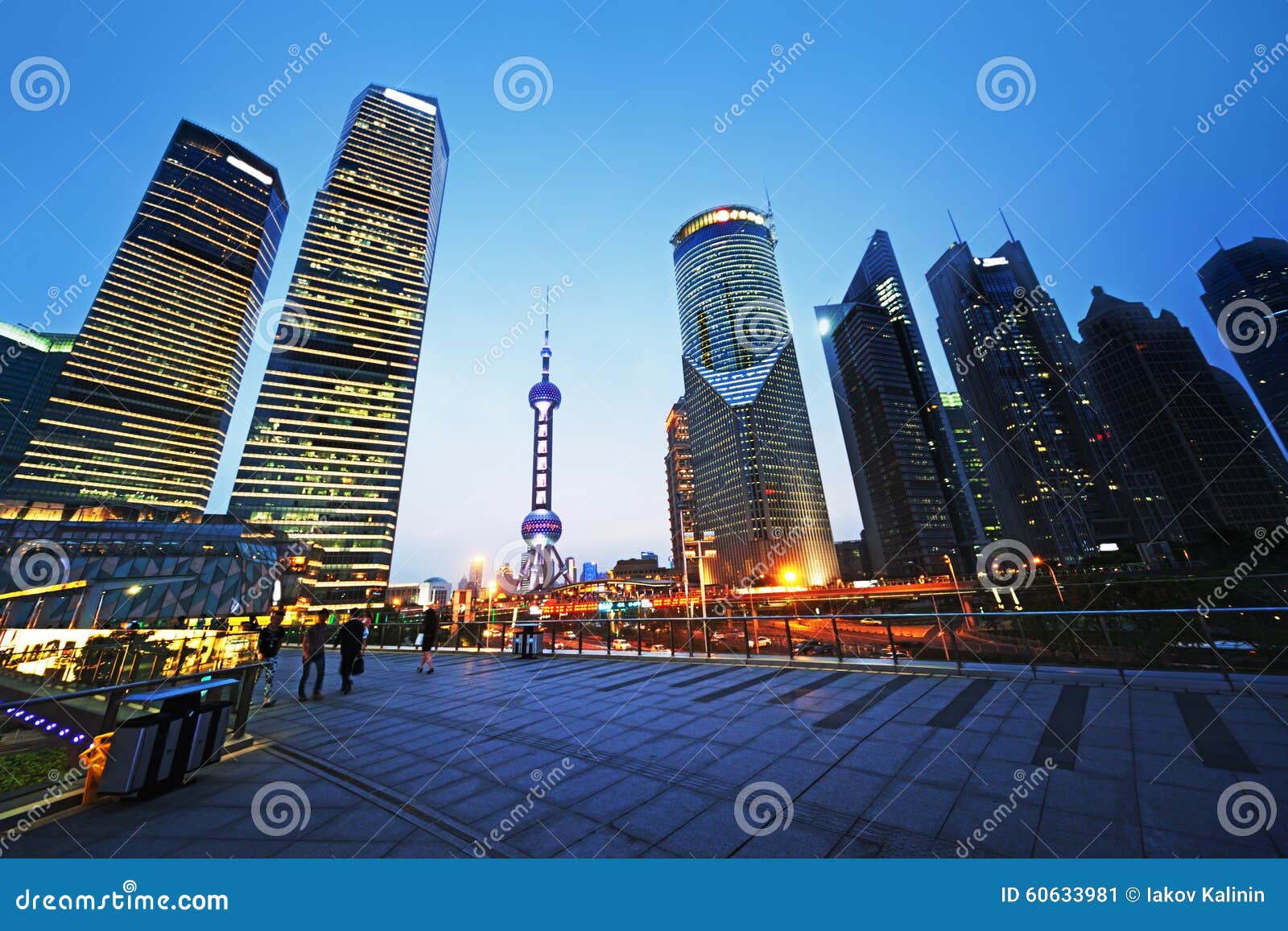 District Shanghai Downtown Skyscraper Royalty-Free Stock Photo ...