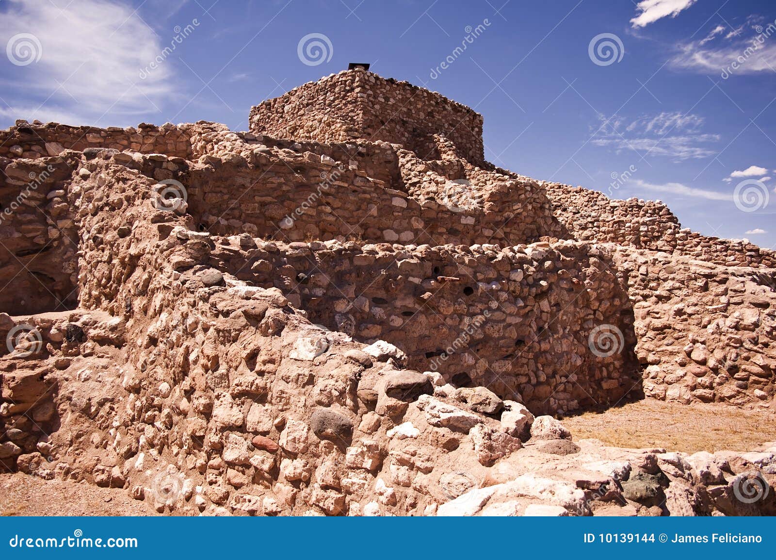 Pueblo Ruins stock photo. Image of southwest, arizona - 10139144