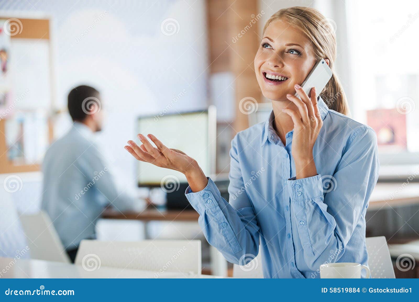 Puedo Contestar a Todas Sus Preguntas Foto de archivo - Imagen de ...