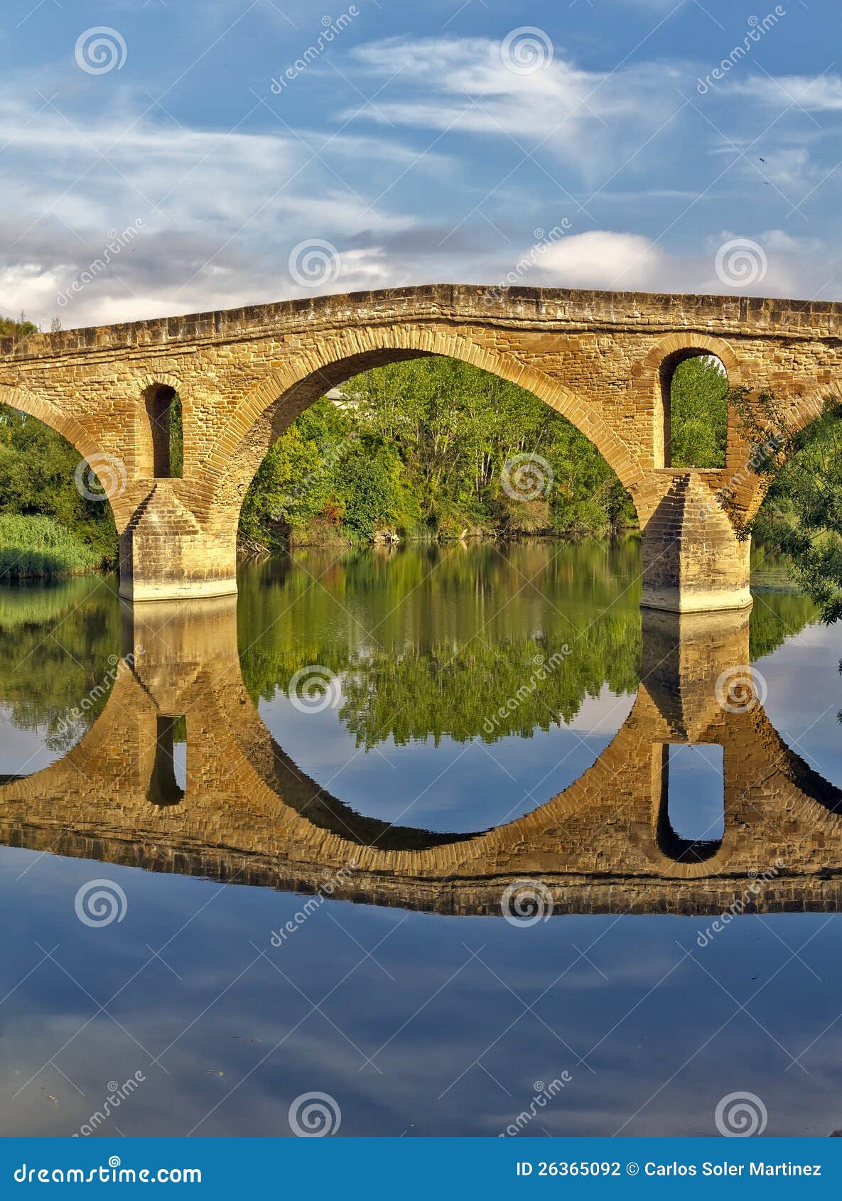Puente La Reina Bridge , Navarre Stock Photo - Image of monument, gares ...