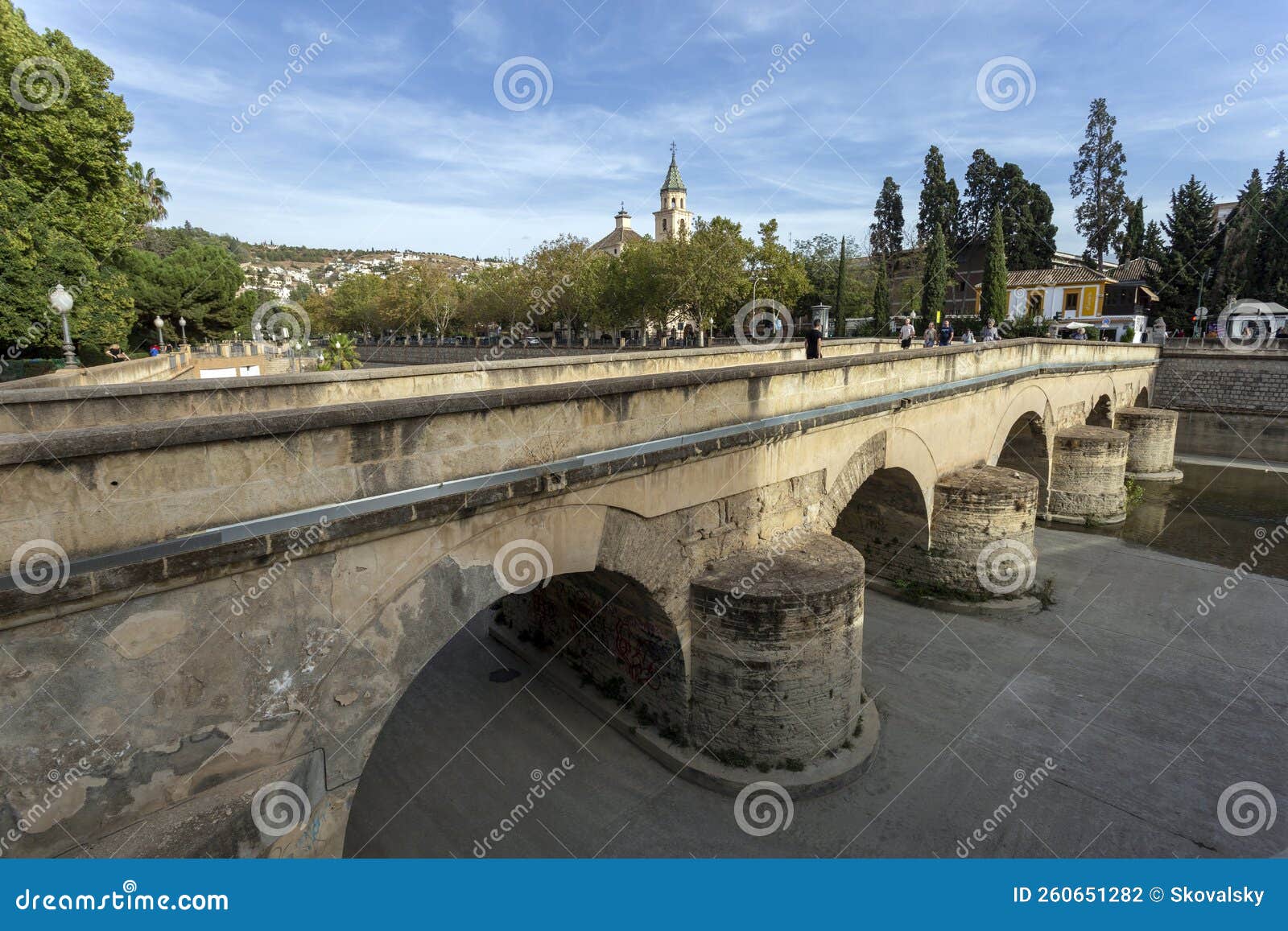 Puente Romano the Roman Bridge of Granada Editorial Photography - Image ...