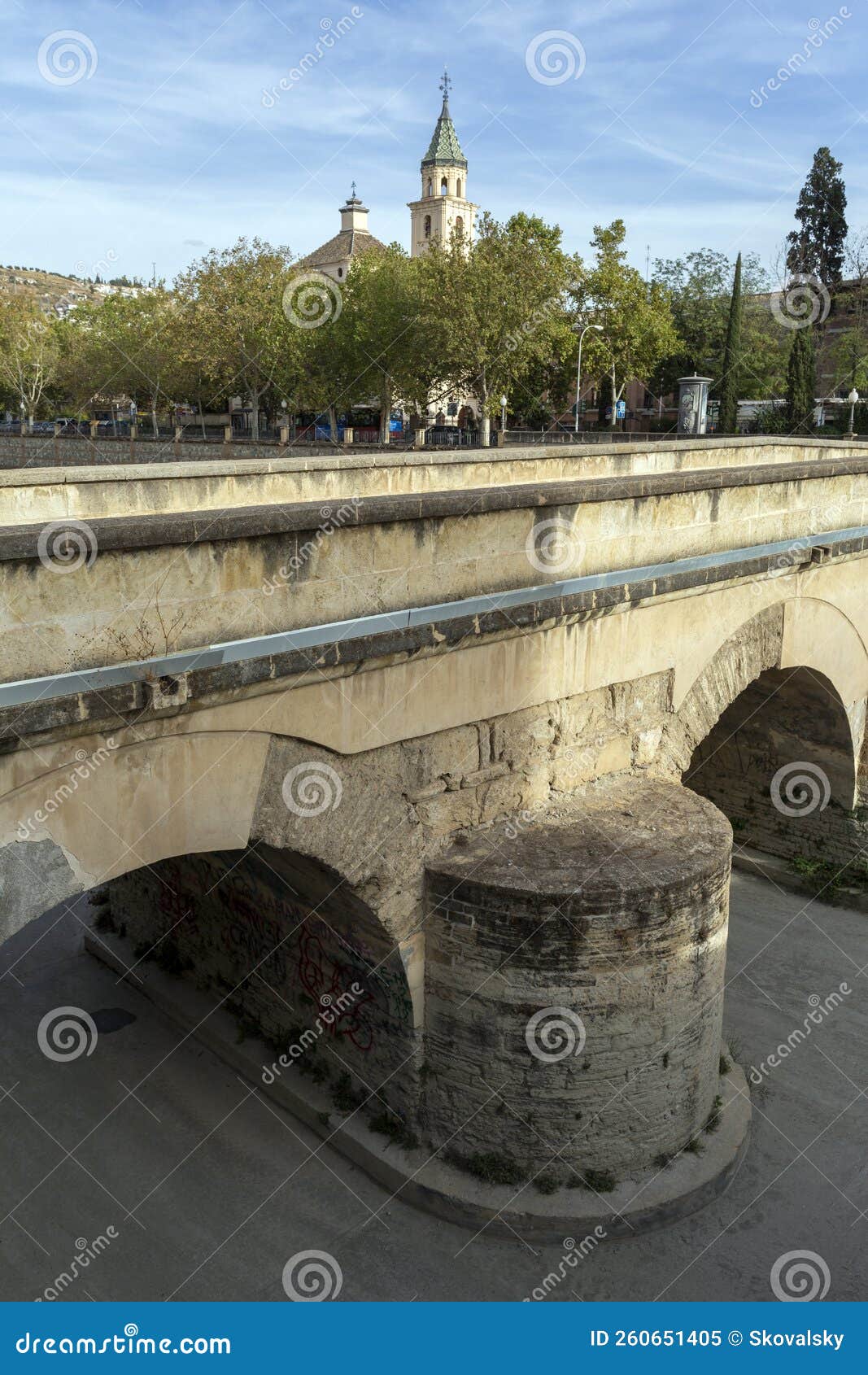 Puente Romano the Roman Bridge of Granada Editorial Image - Image of ...