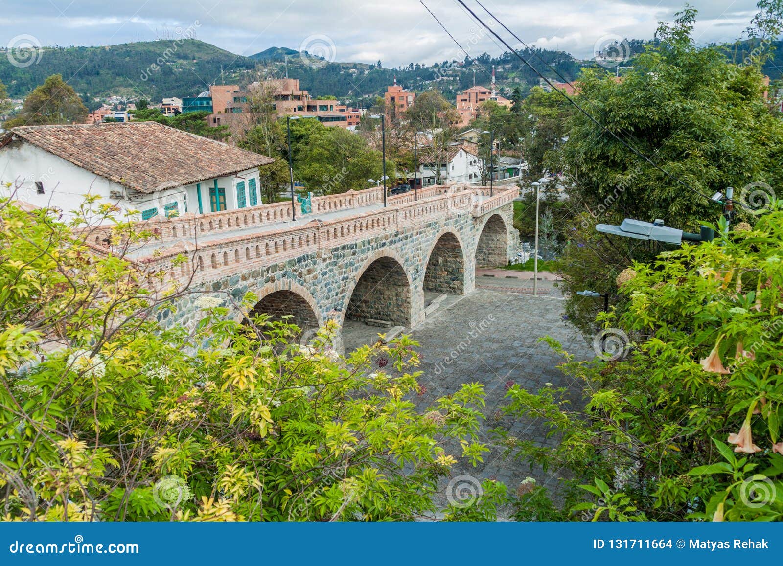 Puente Roto in Cuenca stock photo. Image of archeology - 131711664
