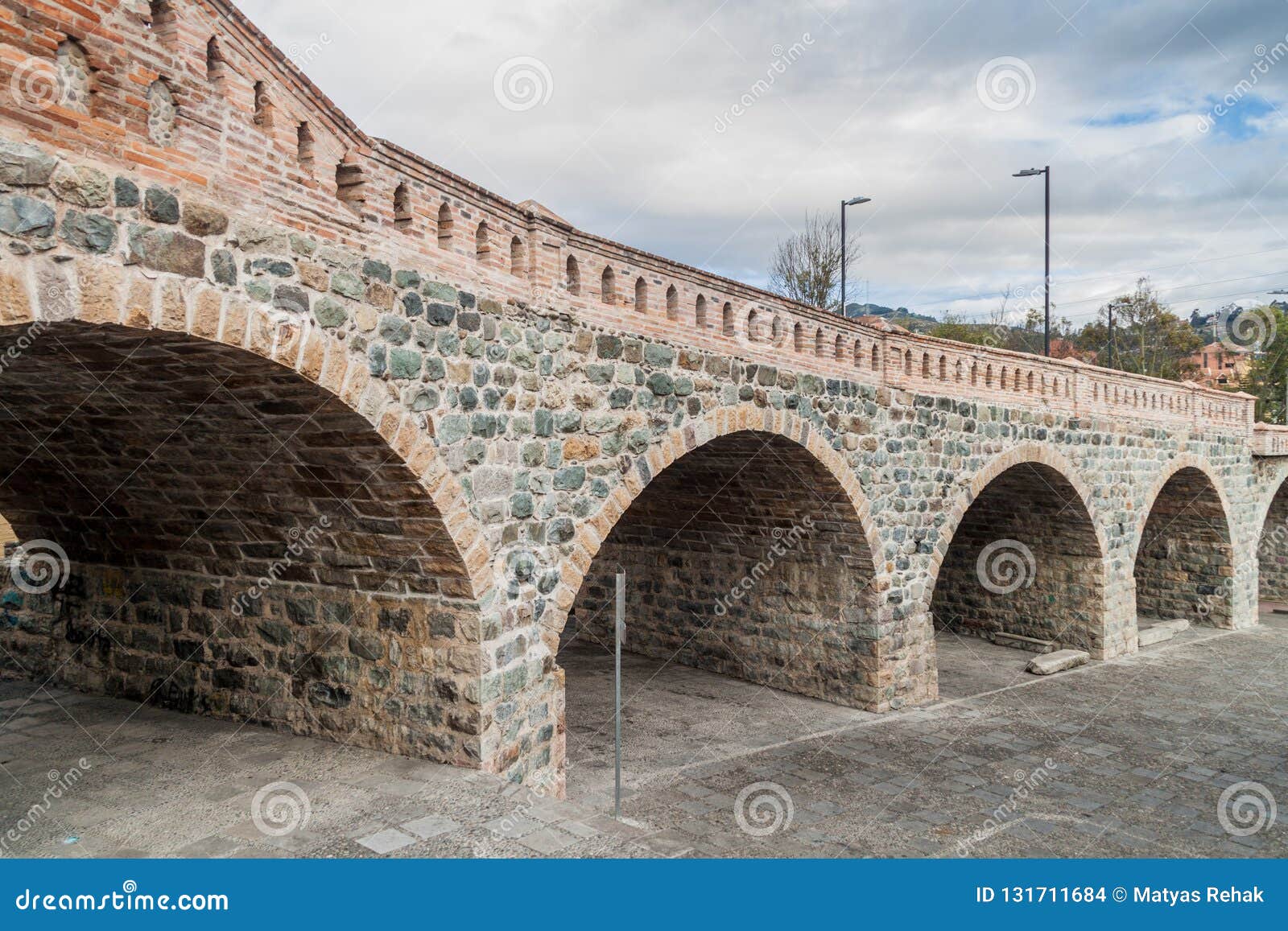 Puente Roto in Cuenca stock photo. Image of ruins, stones - 131711684