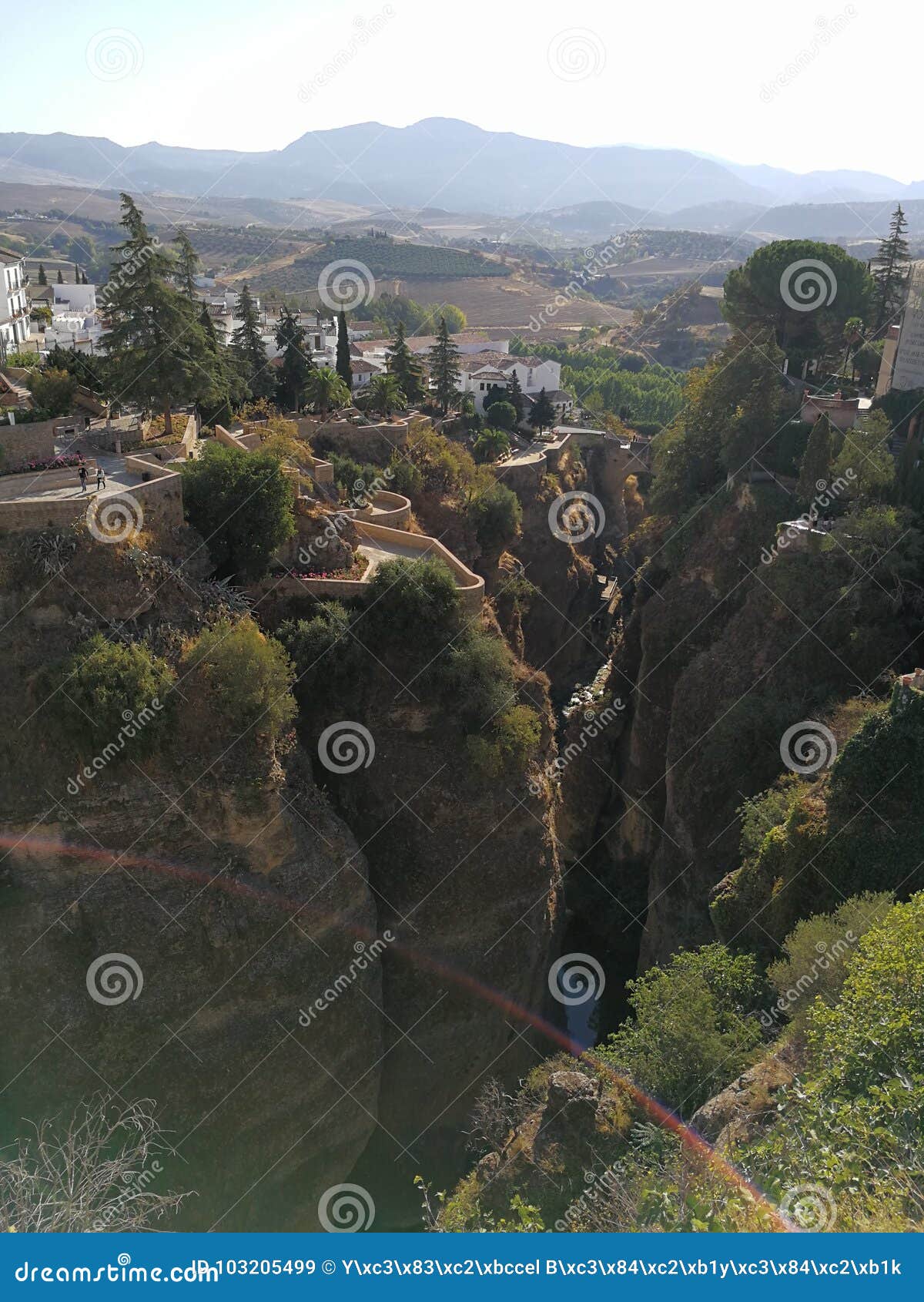Puento nuevo stock image. Image of ronda, distance, puento - 103205499