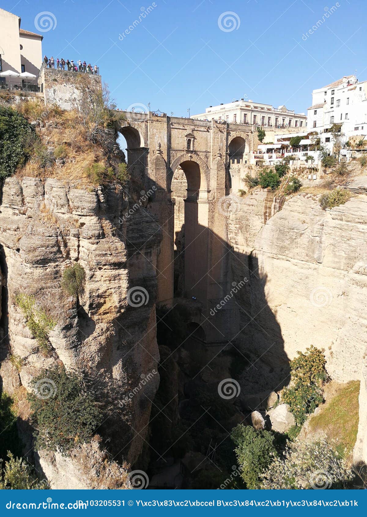 Puento nuevo editorial photo. Image of fortification - 103205531