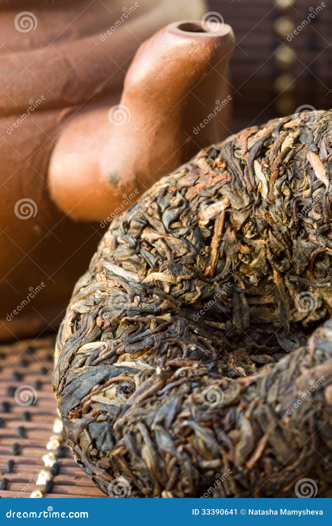 Puer tea stock image. Image of drink, black, ceremony - 33390641