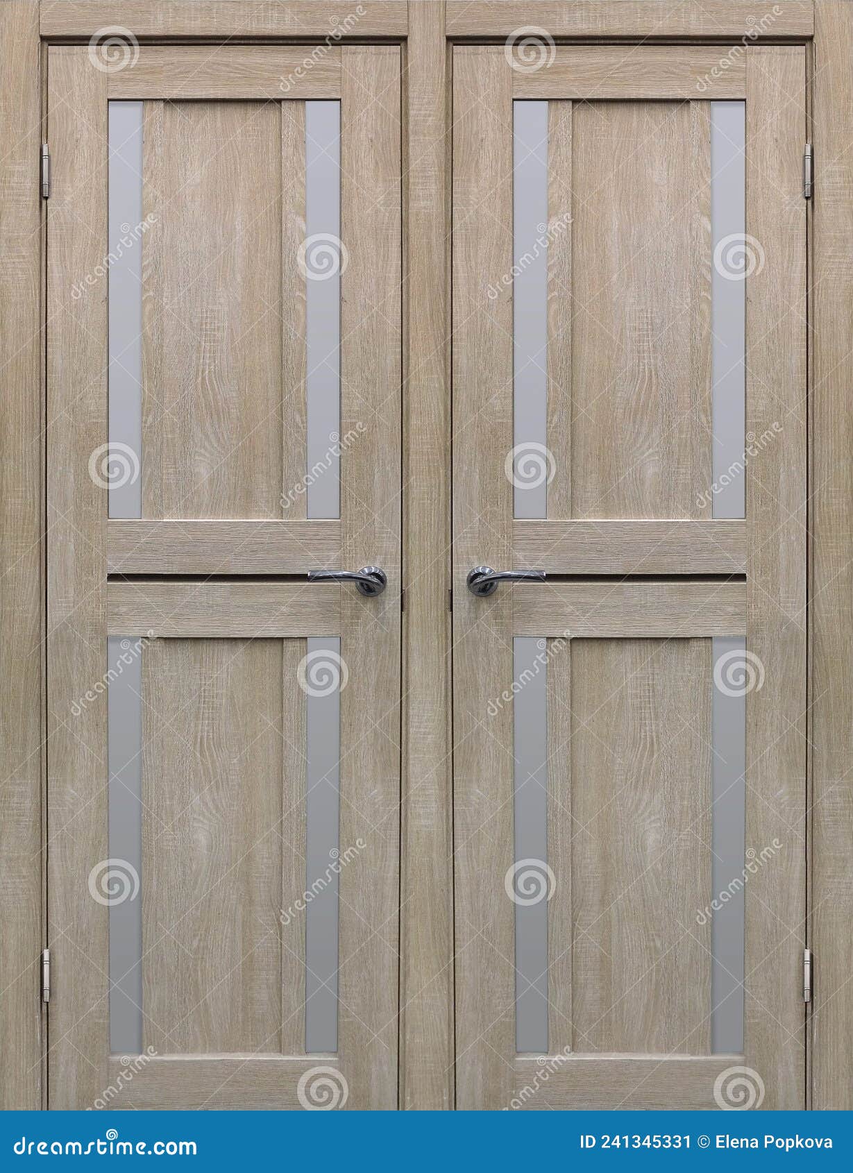 Puerta De Entrada Puertas Interiores De Madera Aisladas De Fondo Blanco