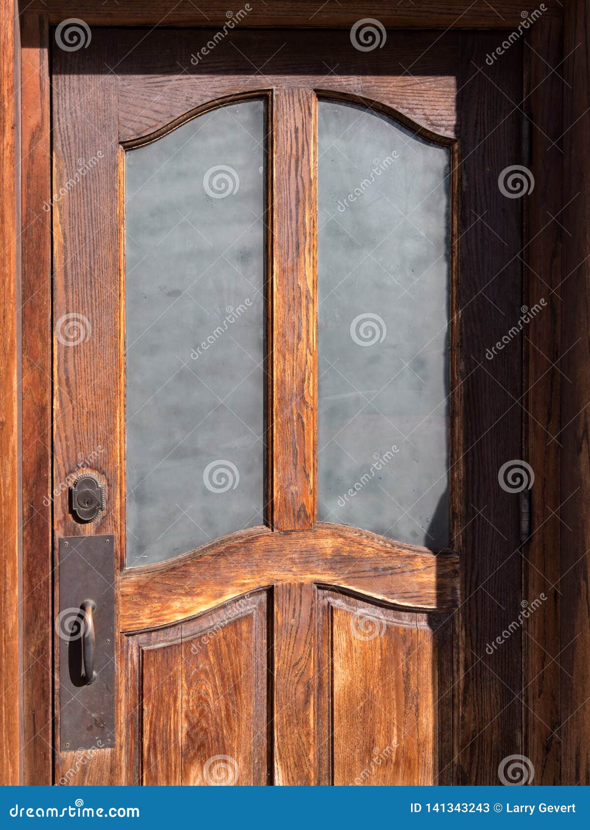 Puerta De Madera Del Vintage Imagen De Archivo Imagen De Mexicano