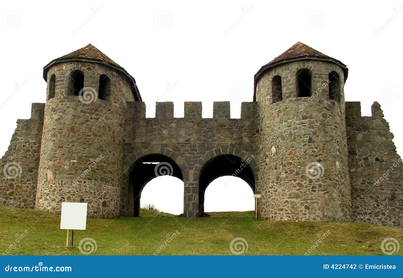 Puerta De Praetoria En Rumania Foto de archivo - Imagen de romano ...