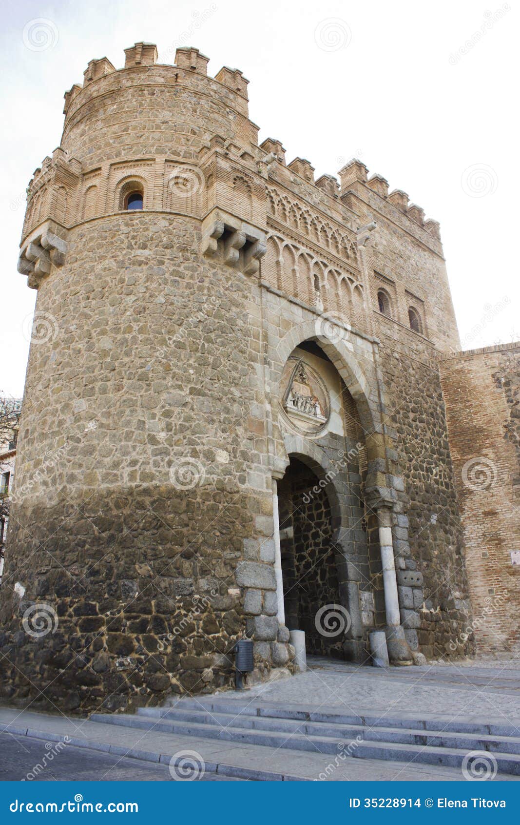 Puerta Del Sol, Een Stadspoort Van Toledo 2 Stock Foto - Image of ...
