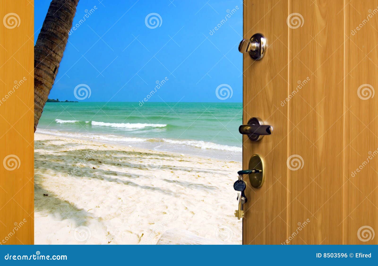 Puerta a varar foto de archivo. Imagen de onda, exterior - 8503596