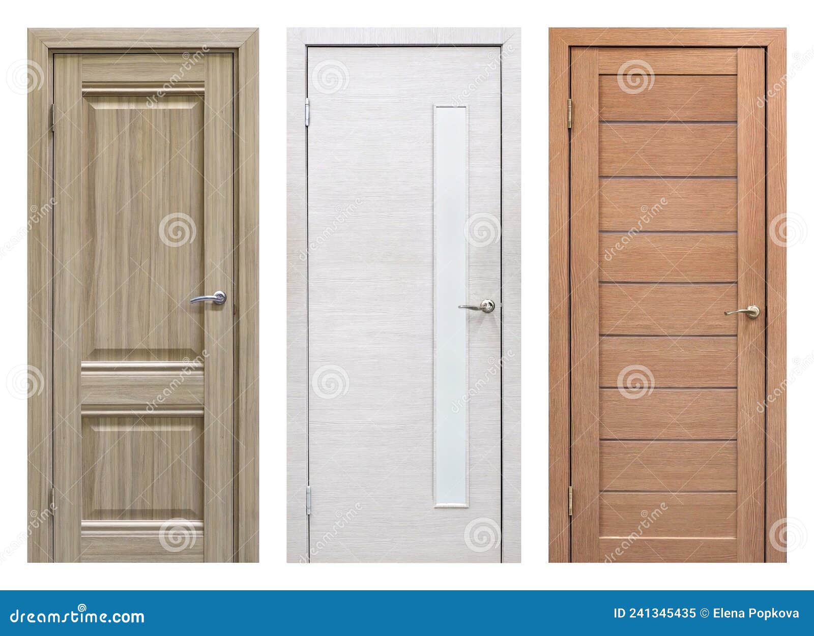 Puertas De Entrada Puertas Interiores De Madera Aisladas De Fondo