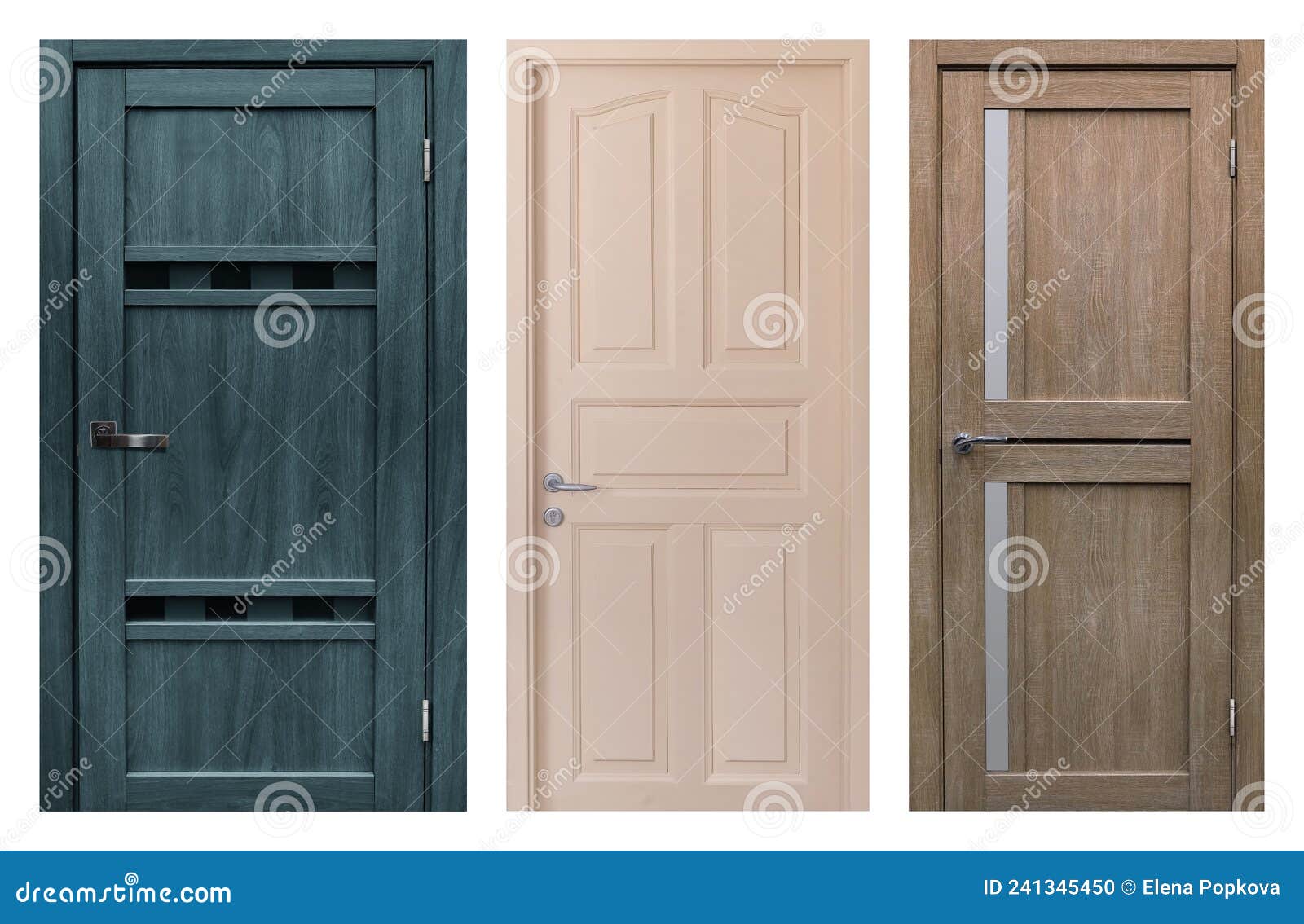 Puertas De Entrada Puertas Interiores De Madera Aisladas De Fondo