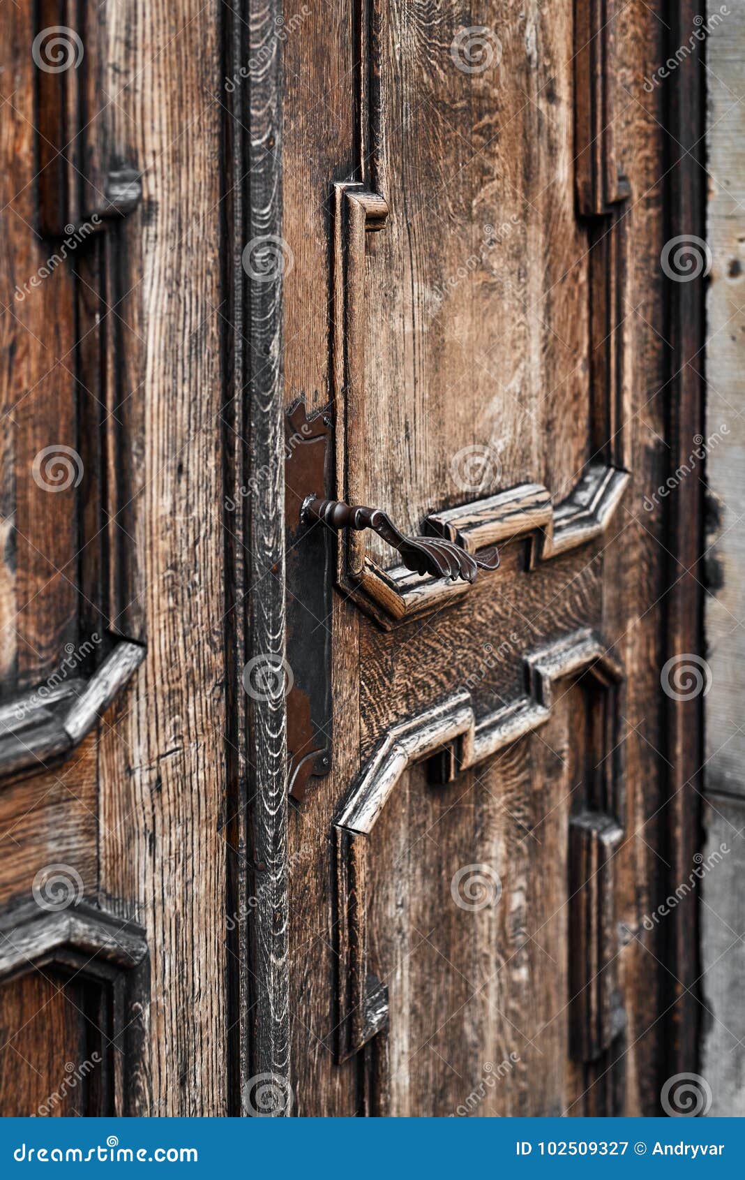 Puertas De Madera Del Vintage Imagen De Archivo Imagen De Asoleado