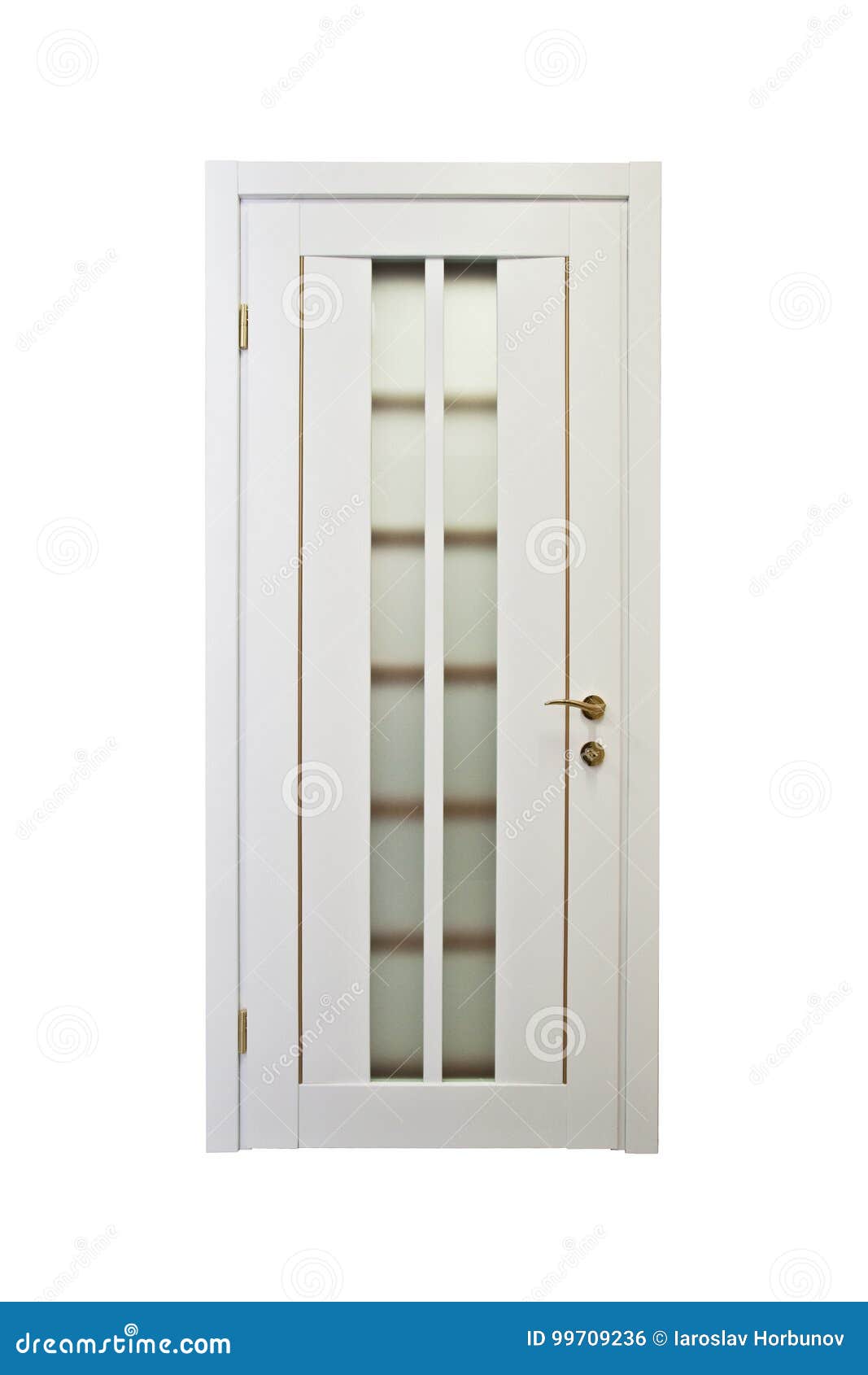 Puertas Interiores De Madera Aisladas En El Fondo Blanco Foto De