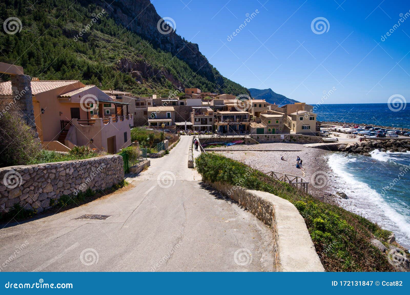 Puerto De Valldemossa, Mallorca, España Imagen de archivo - Imagen de ...