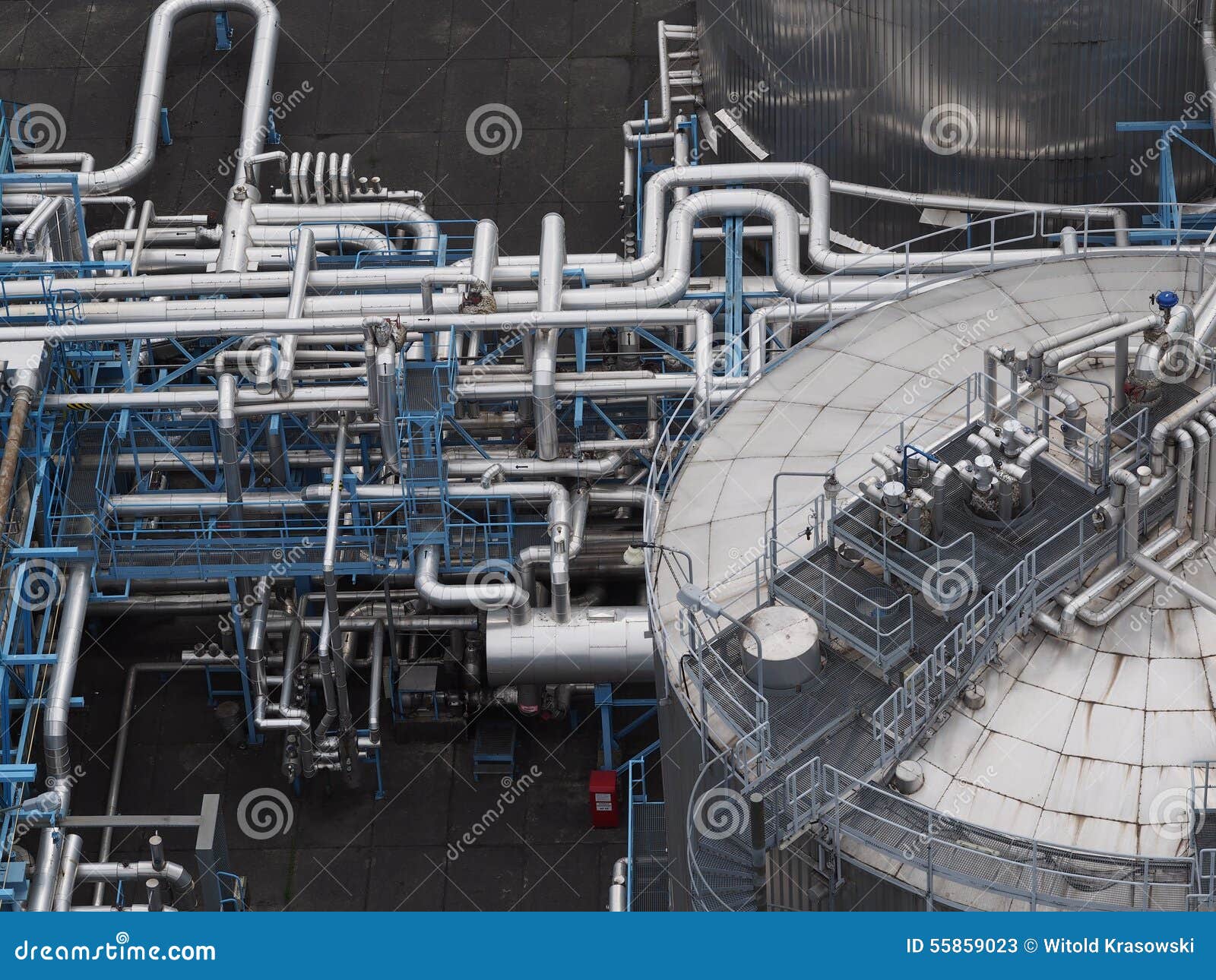 Puerto del gas imagen de archivo. Imagen de almacén, metal - 55859023