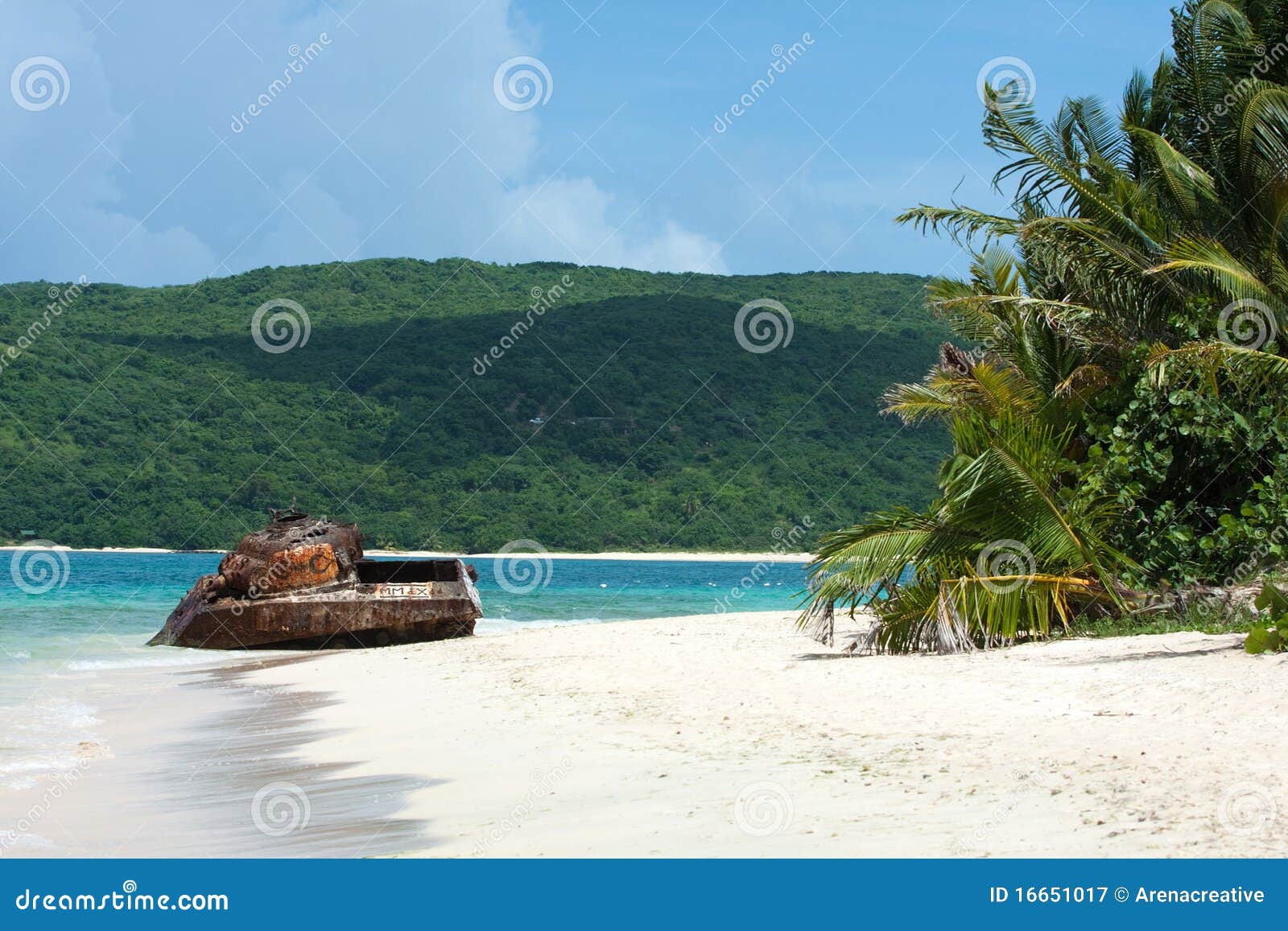 Puerto Rico Beach Tank stock image. Image of blue, nature - 16651017