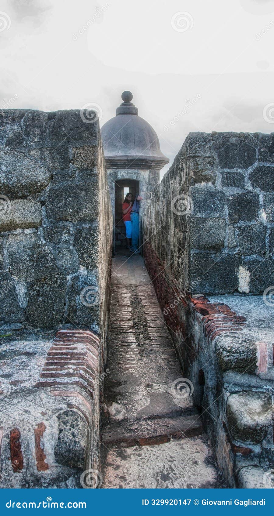 Puerto Rico Castle in San Juan Stock Image - Image of sentry, caribbean ...