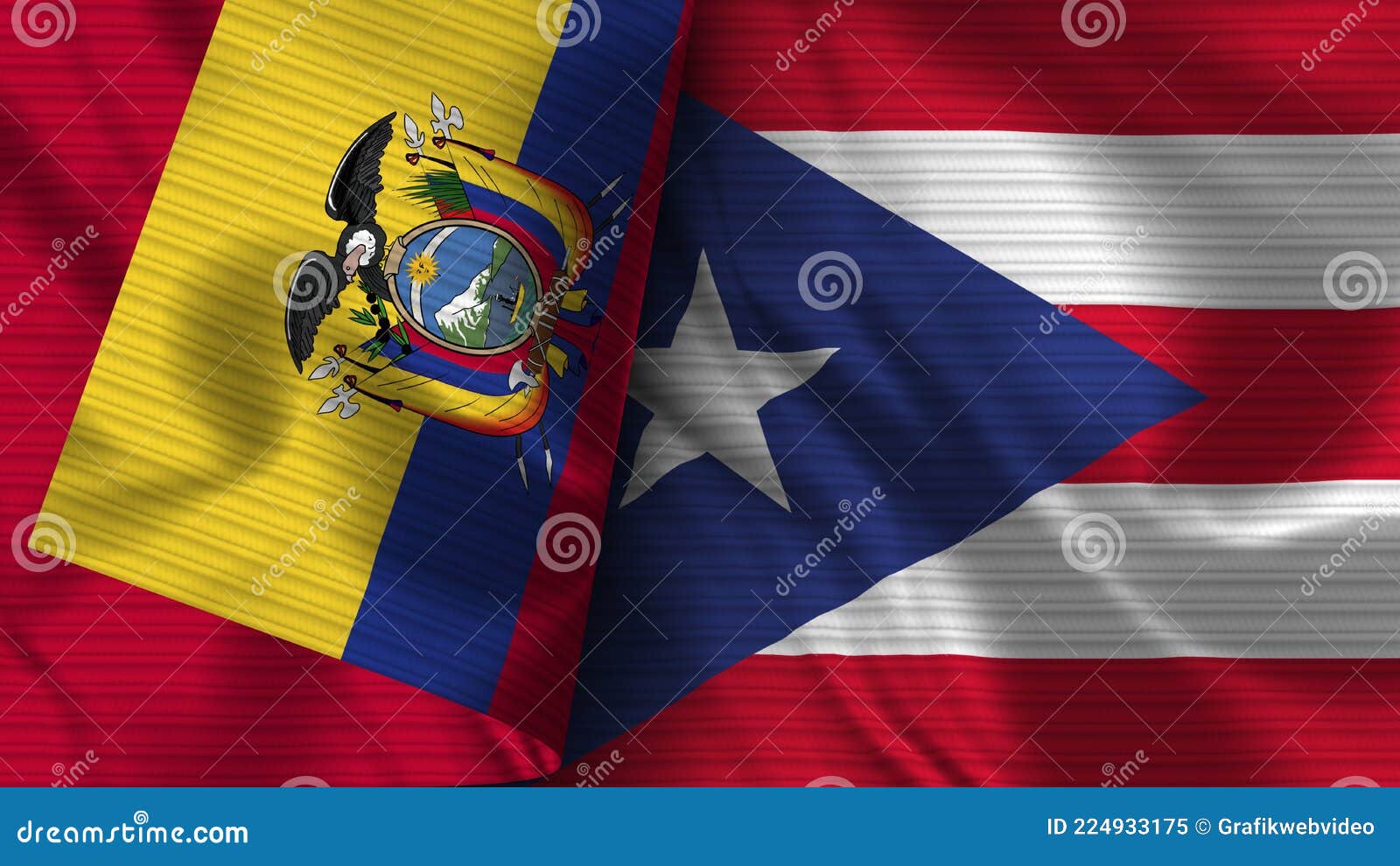 El Oro Ecuador Realistic 3D Flag And Covid-19 Illustration ...