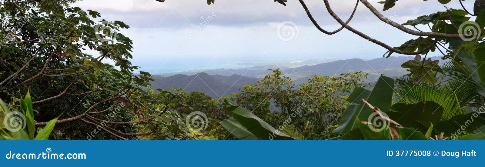 Puerto Rico Panorama foto de archivo. Imagen de paisaje - 37775008