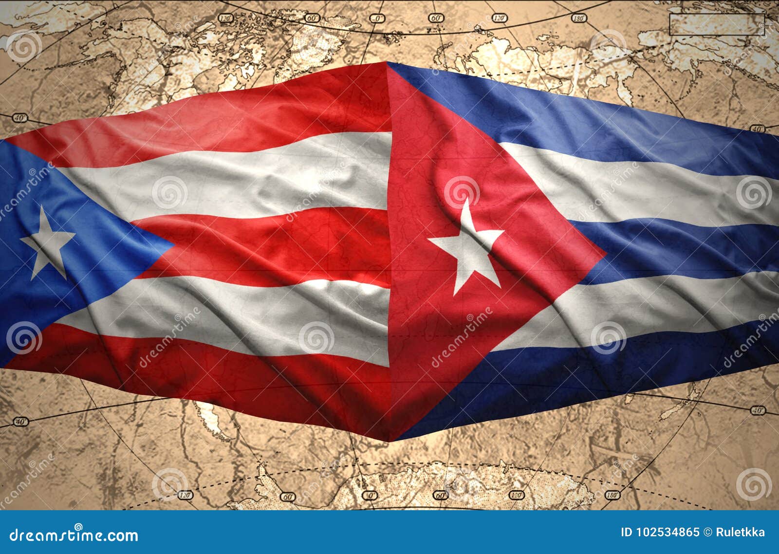 Puerto Rico y Cuba stock de ilustración. Ilustración de relaciones ...