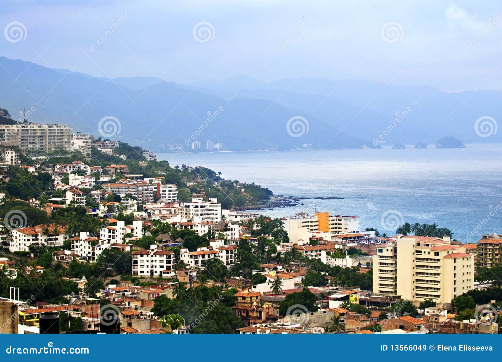 Puerto Vallarta, Mexico stock image. Image of ocean, city - 13566049